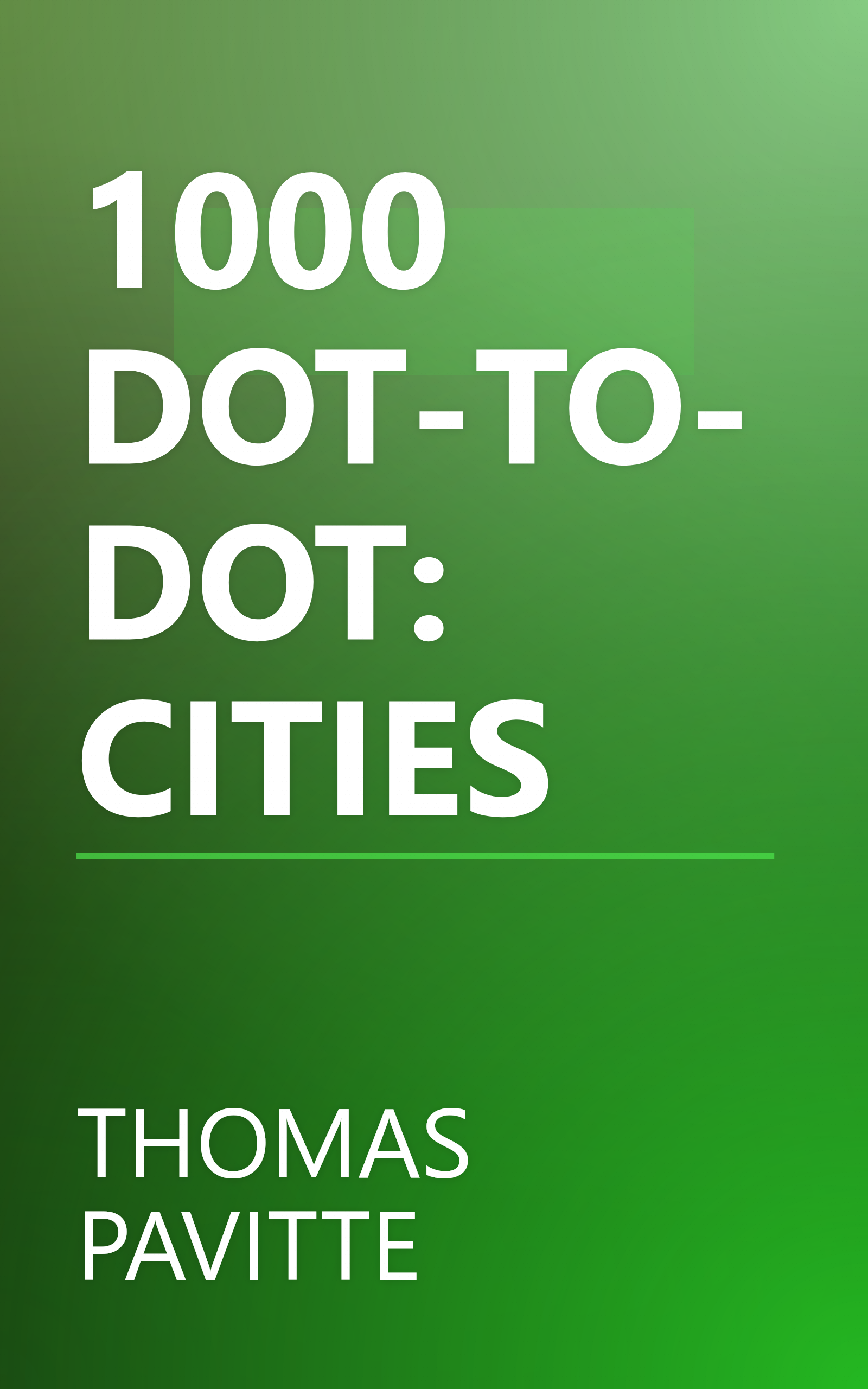 1000 DOT-TO-DOT: CITIES book cover