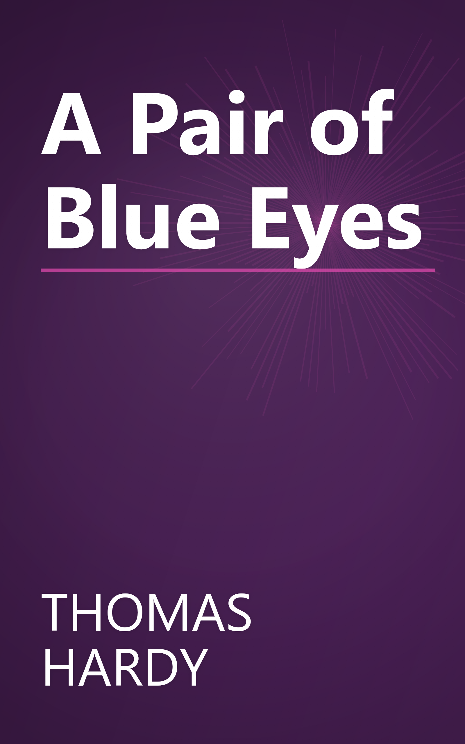A Pair of Blue Eyes book cover