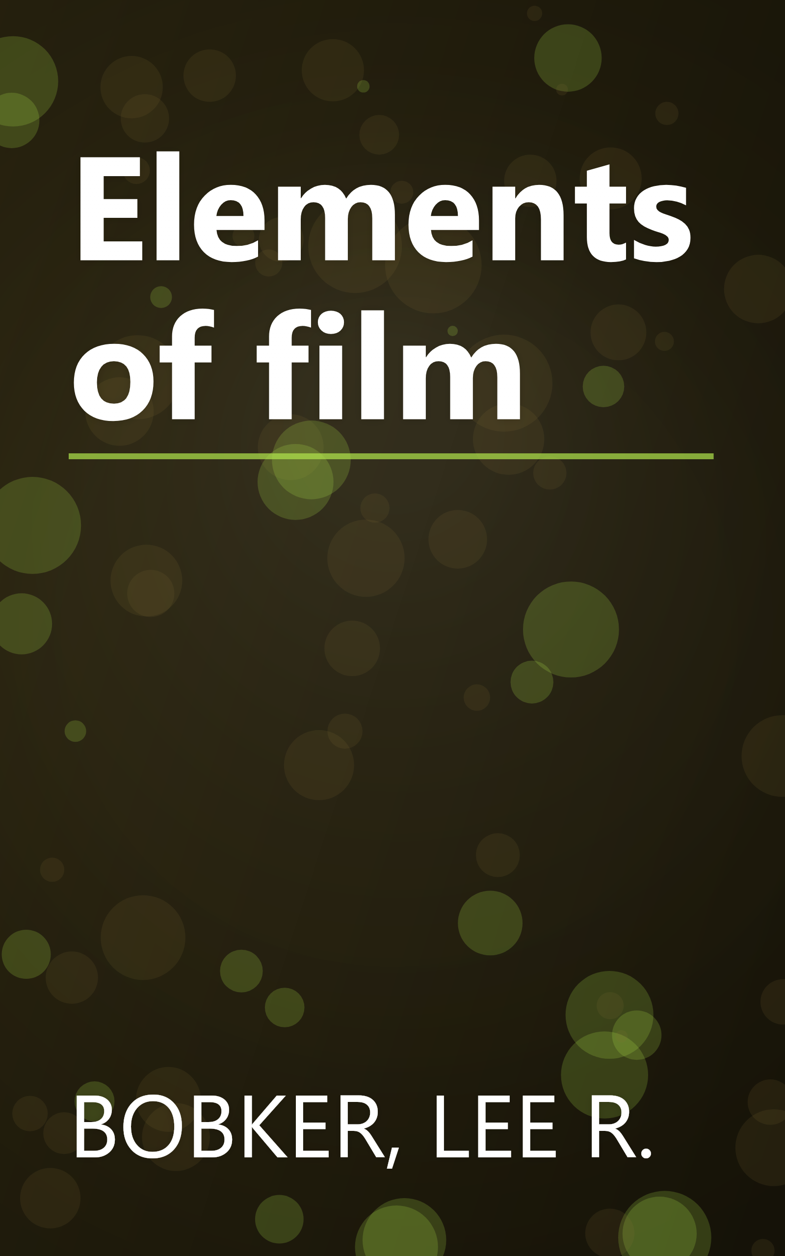 Elements of film book cover