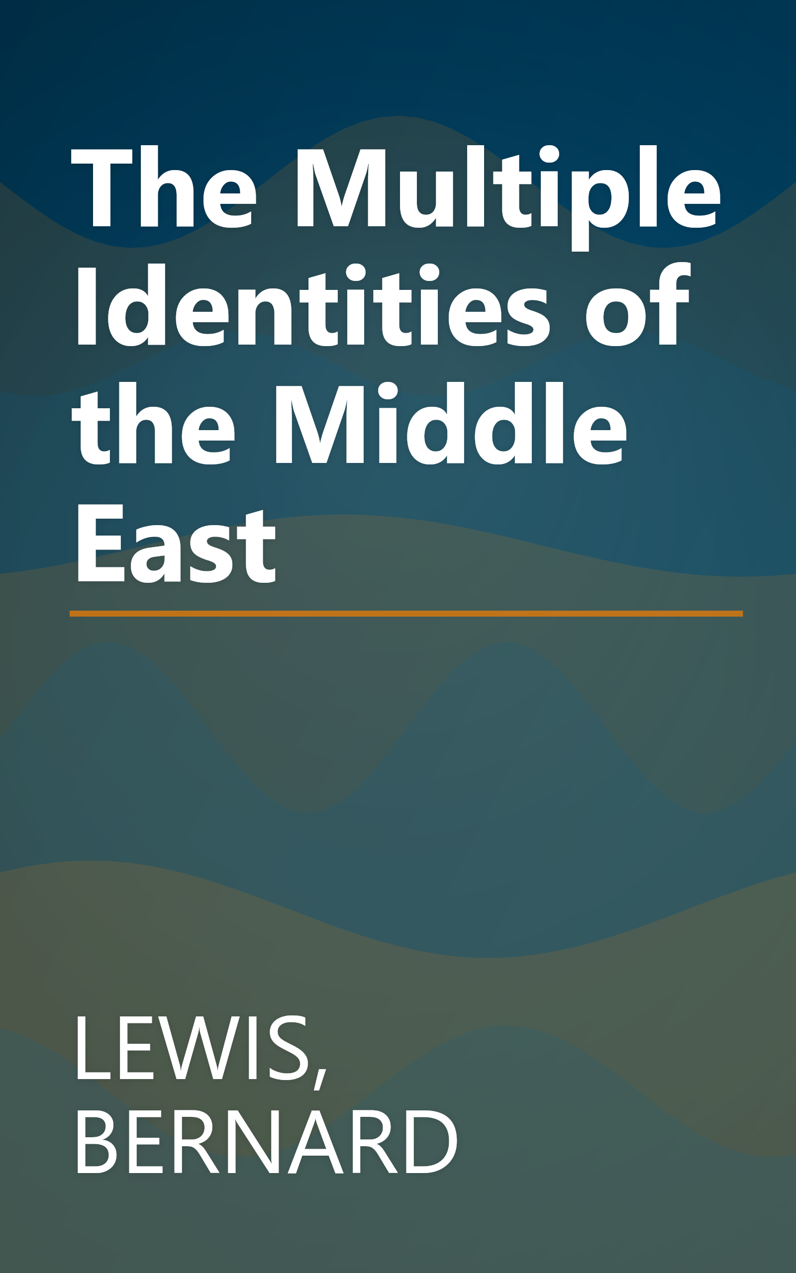 The Multiple Identities of the Middle East book cover