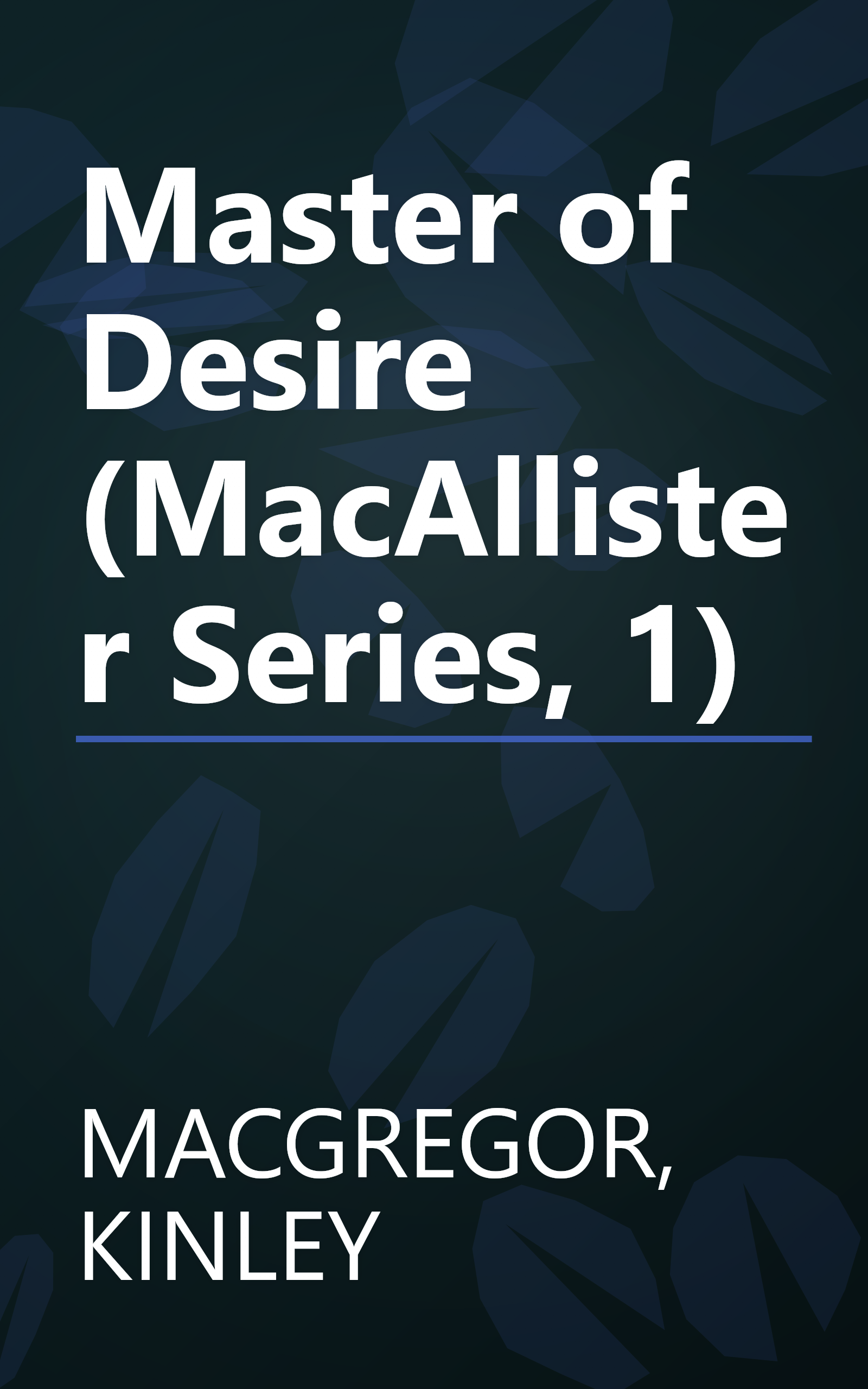 Master of Desire (MacAllister Series, 1) book cover