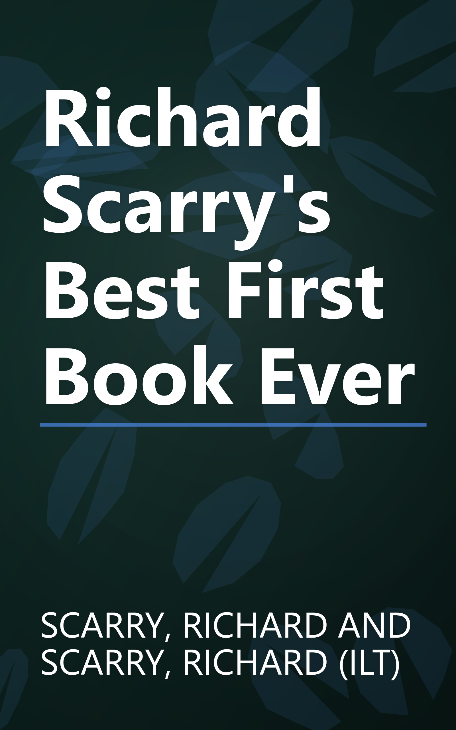 Richard Scarry's Best First Book Ever book cover