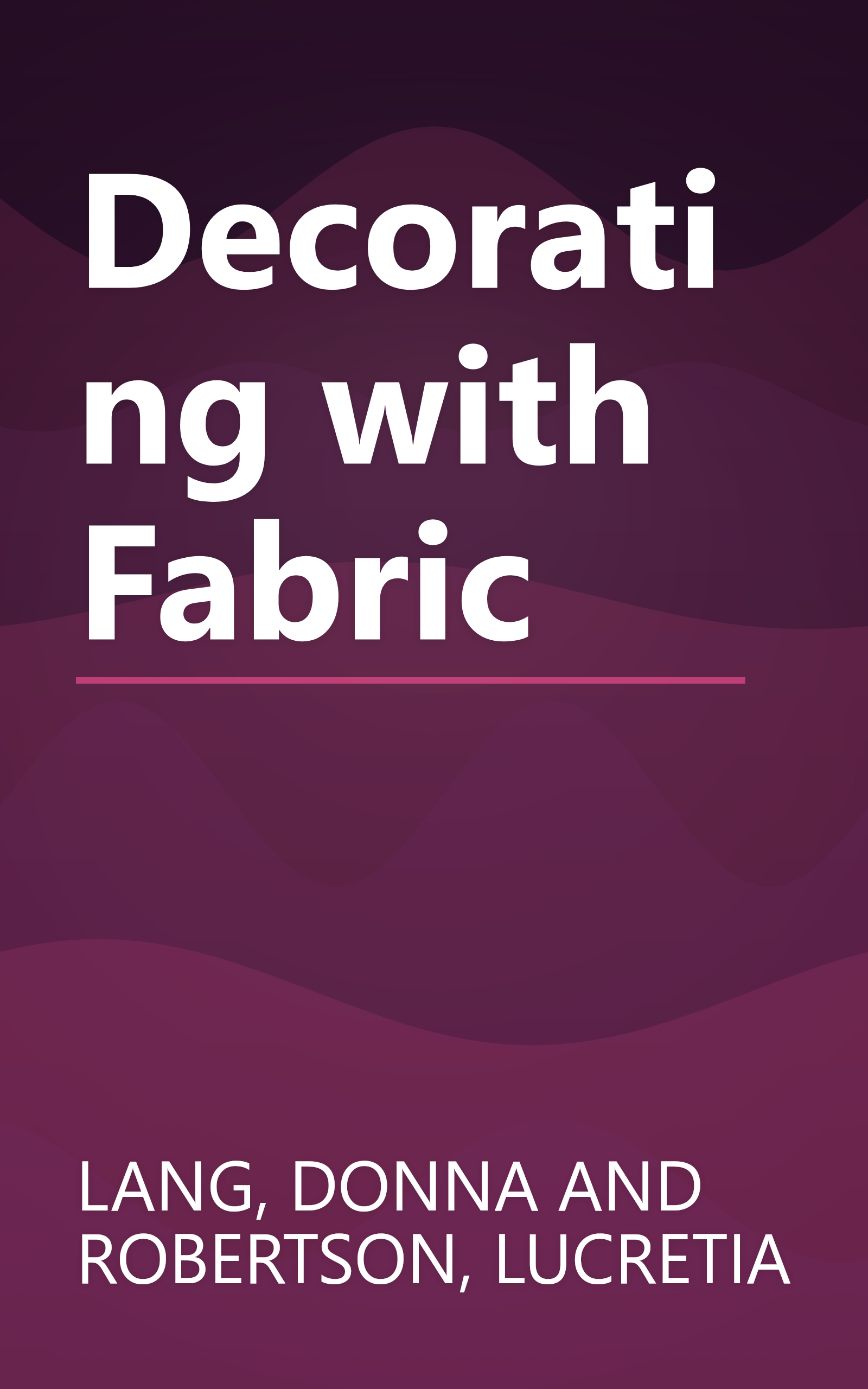 Decorating with Fabric book cover