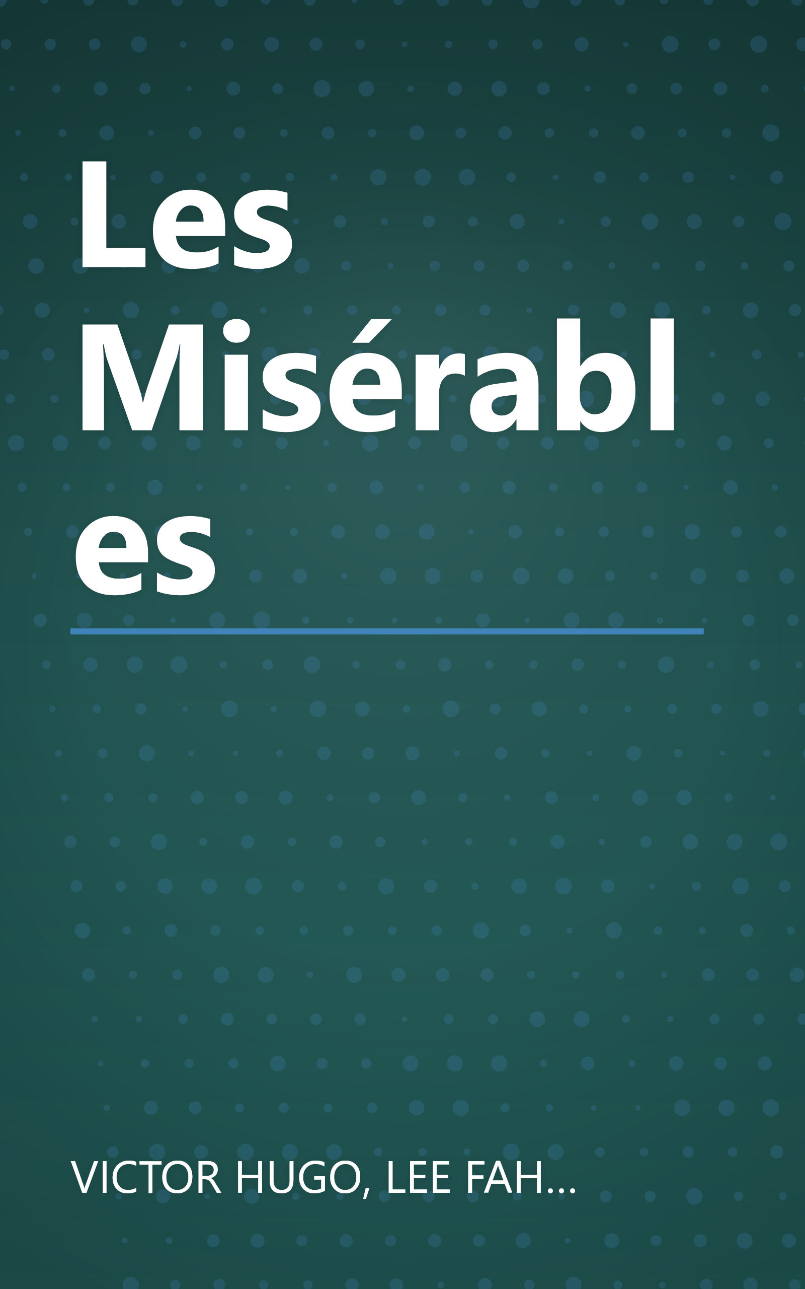 Les Misérables book cover