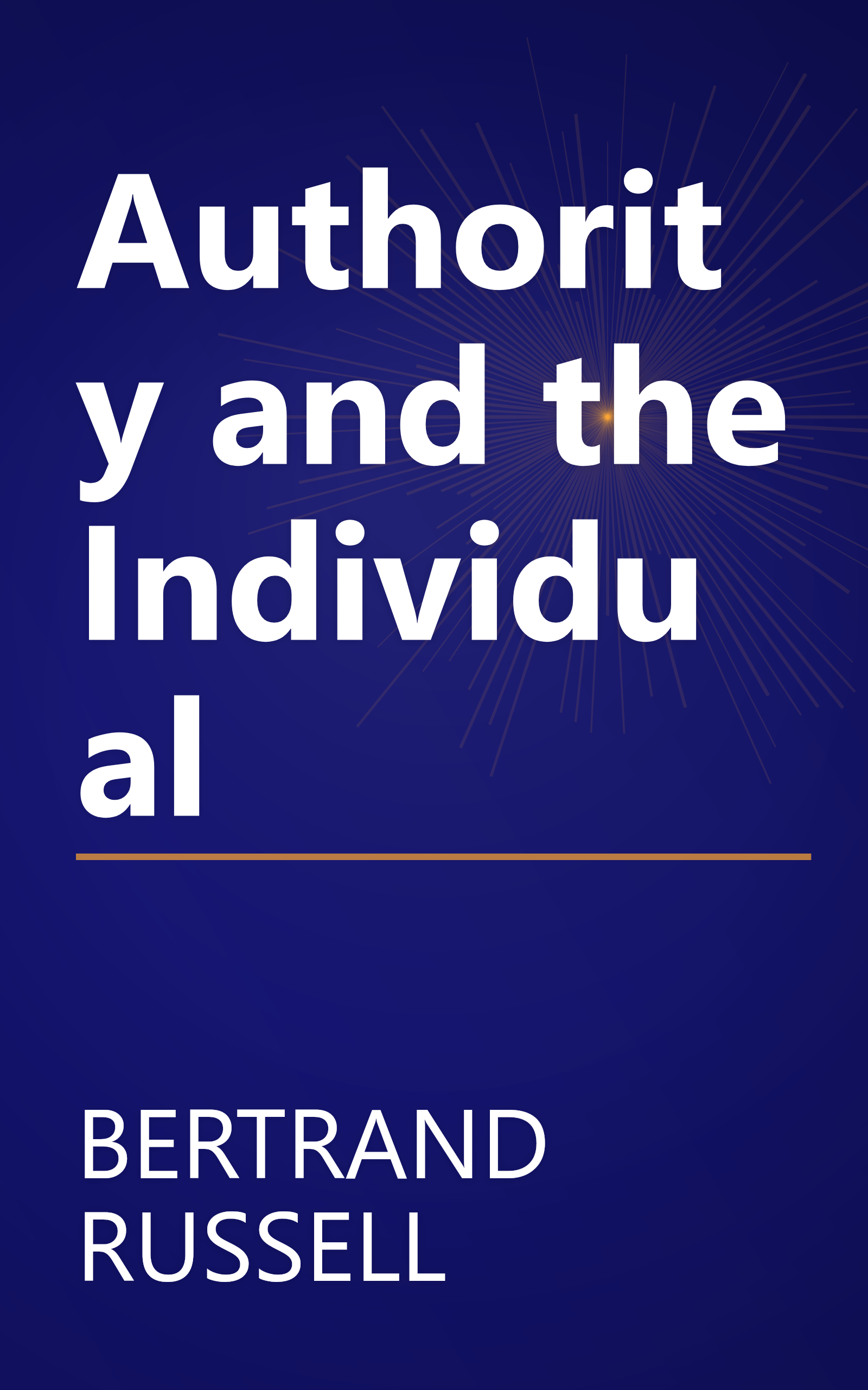 Authority and the Individual book cover