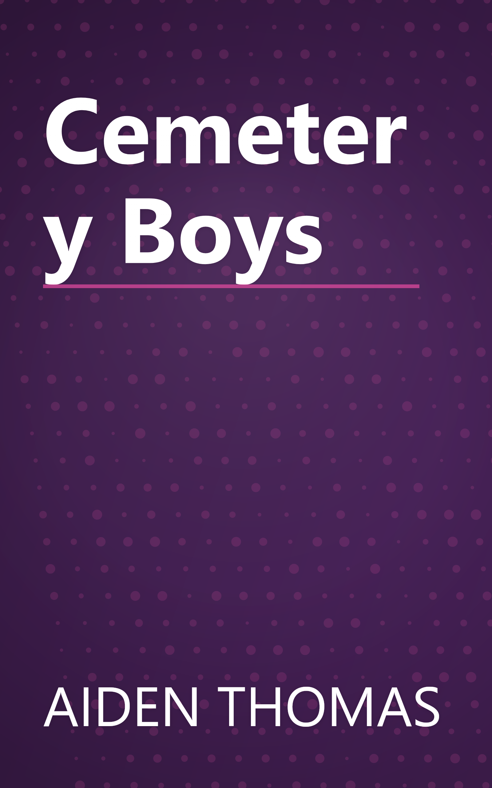 Cemetery Boys book cover