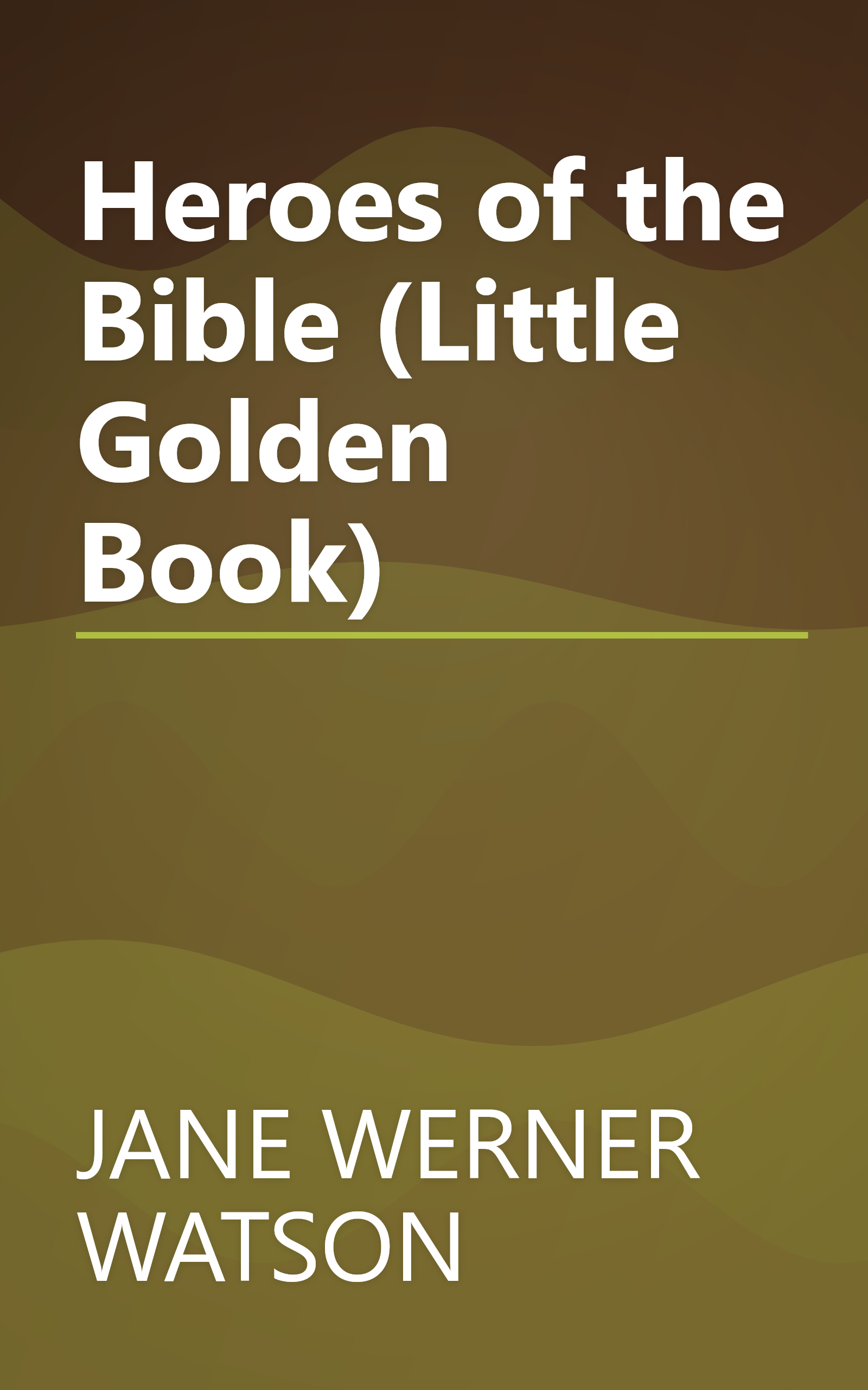 Heroes of the Bible (Little Golden Book) book cover