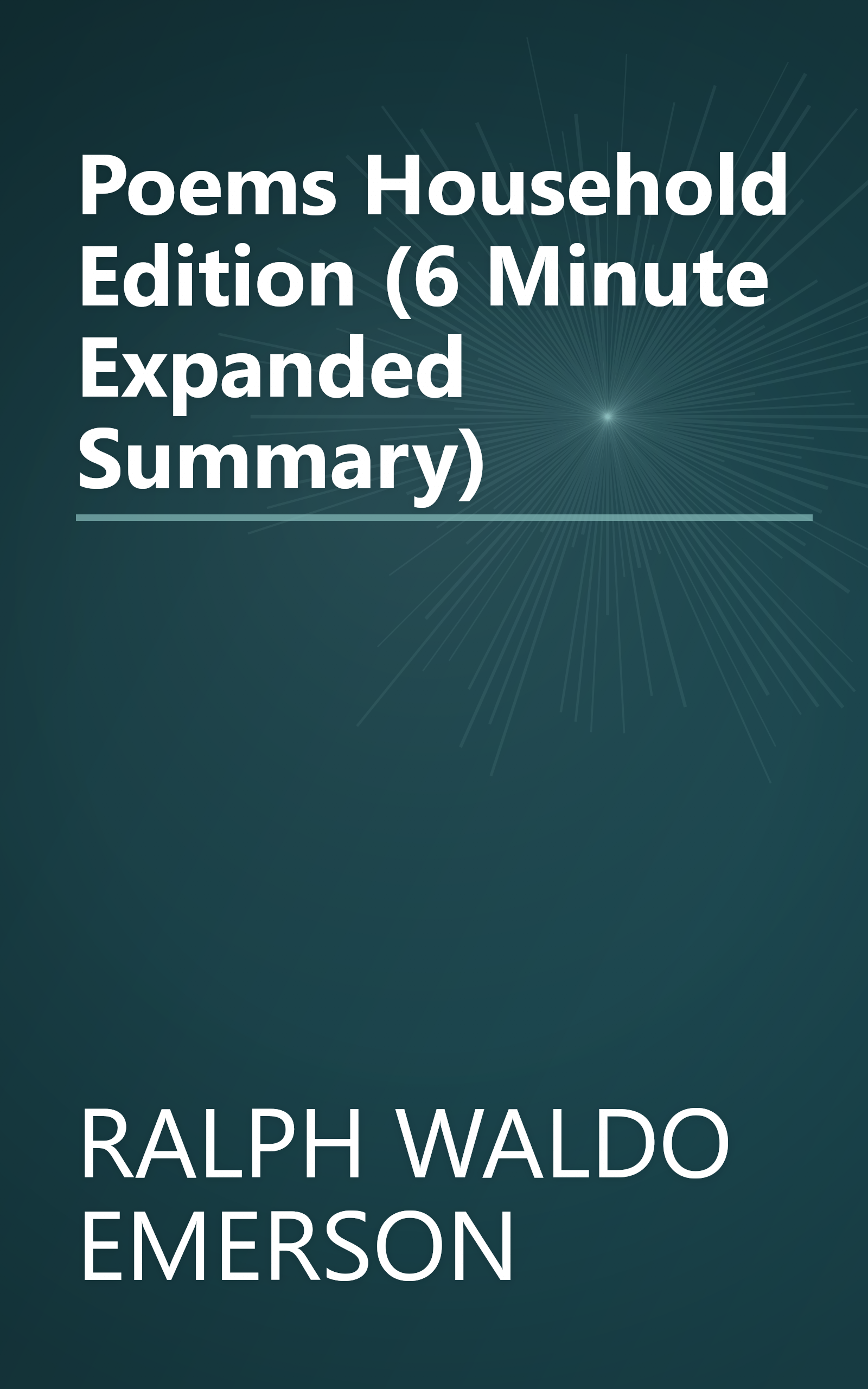 Poems Household Edition (6 Minute   Expanded Summary) book cover