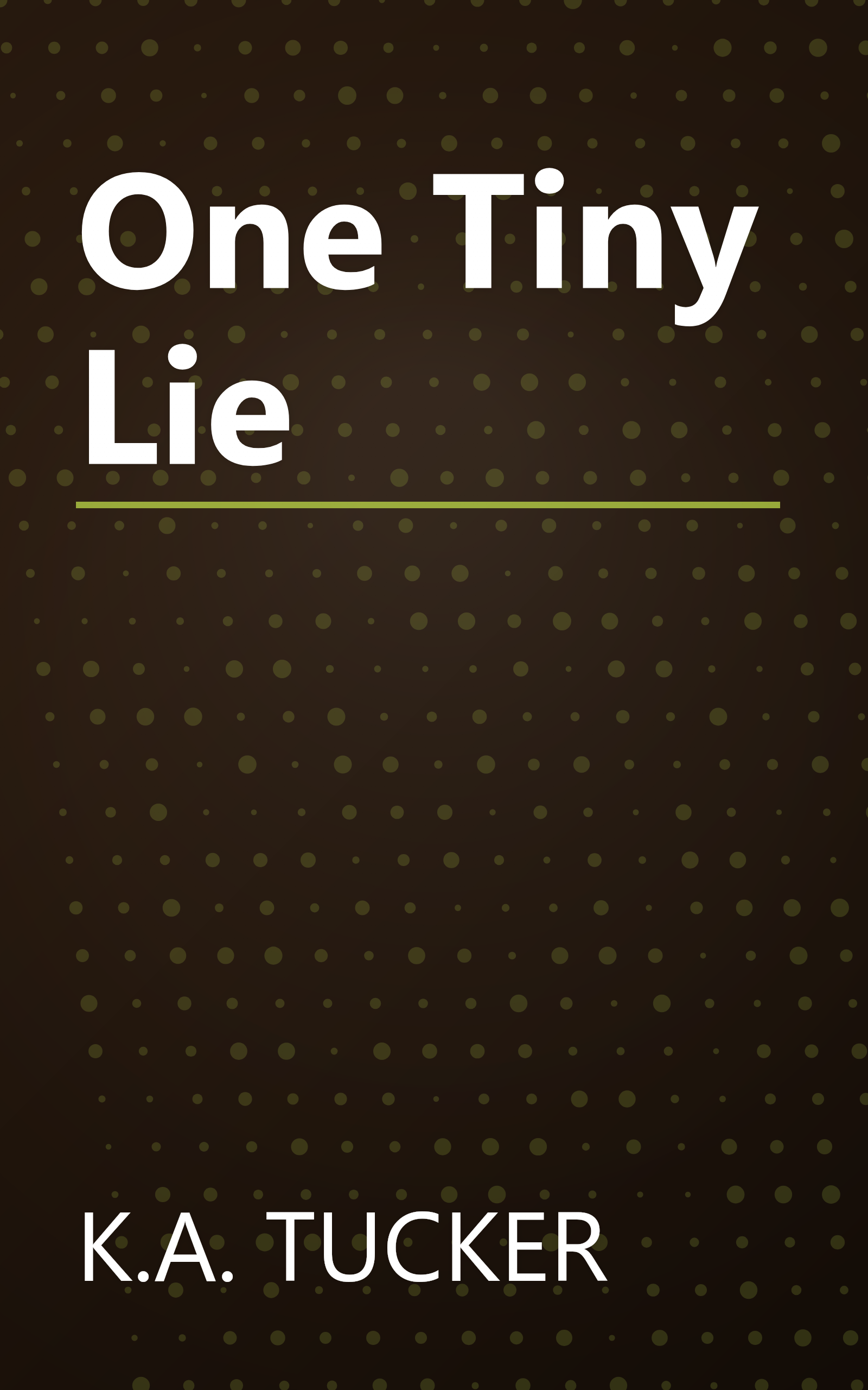 One Tiny Lie book cover