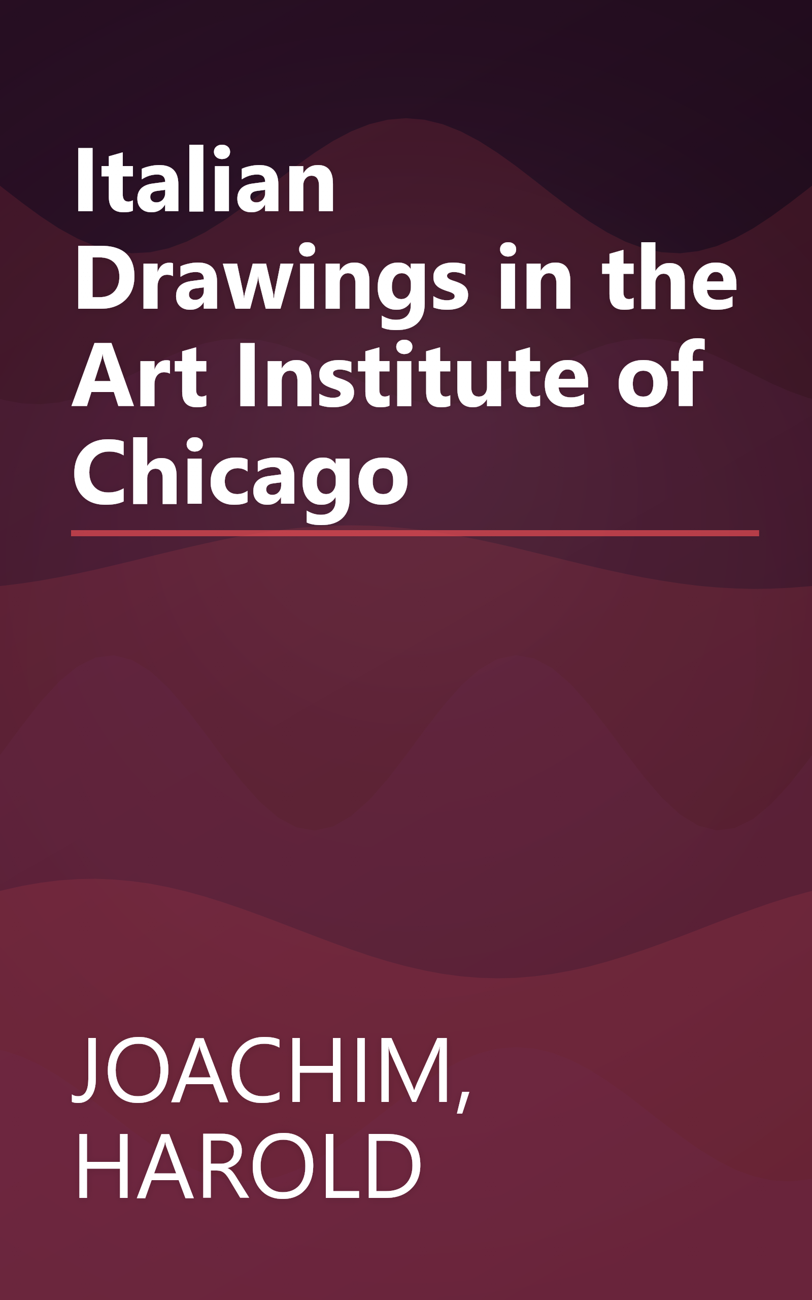 Italian Drawings in the Art Institute of Chicago book cover