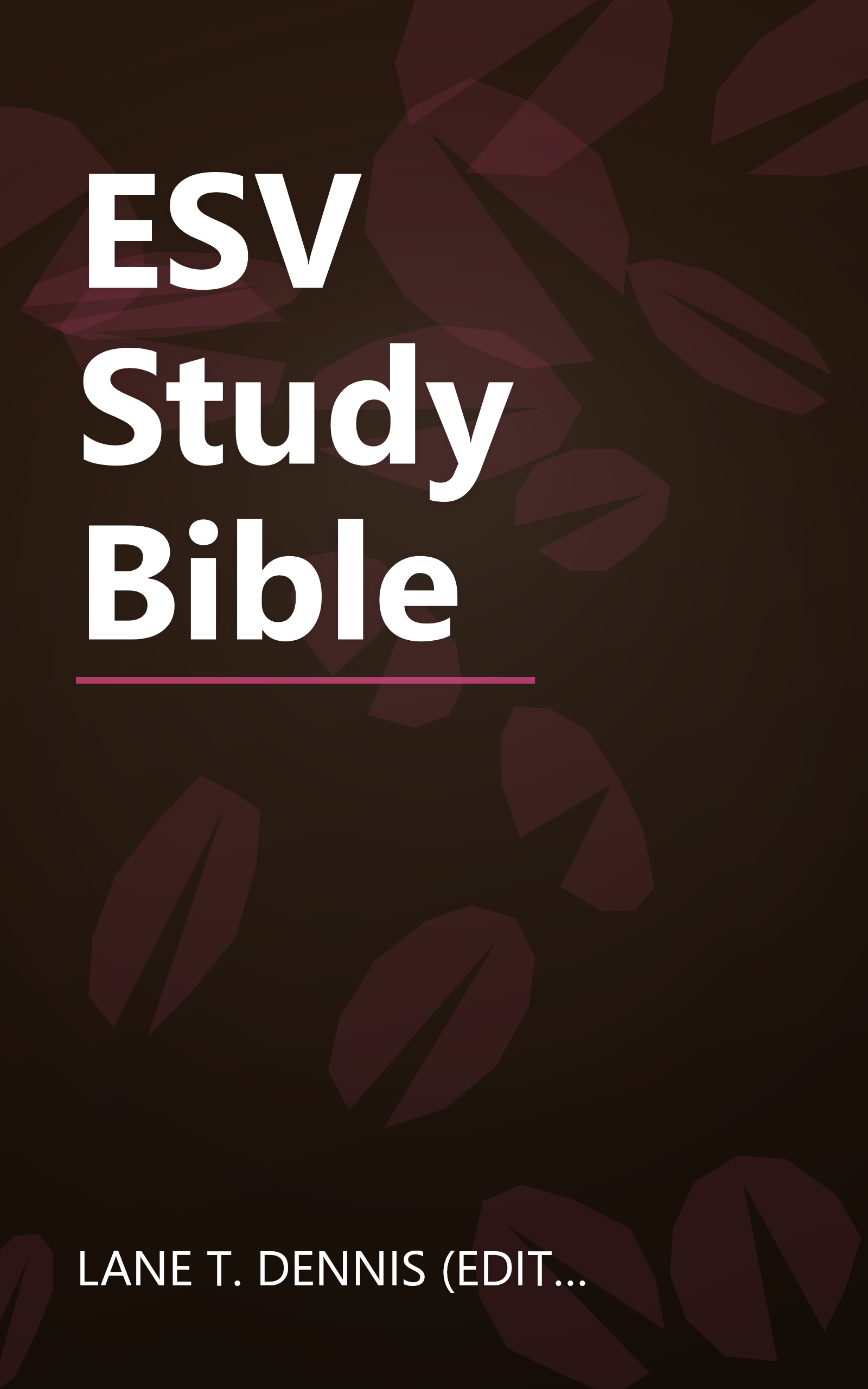 ESV Study Bible book cover