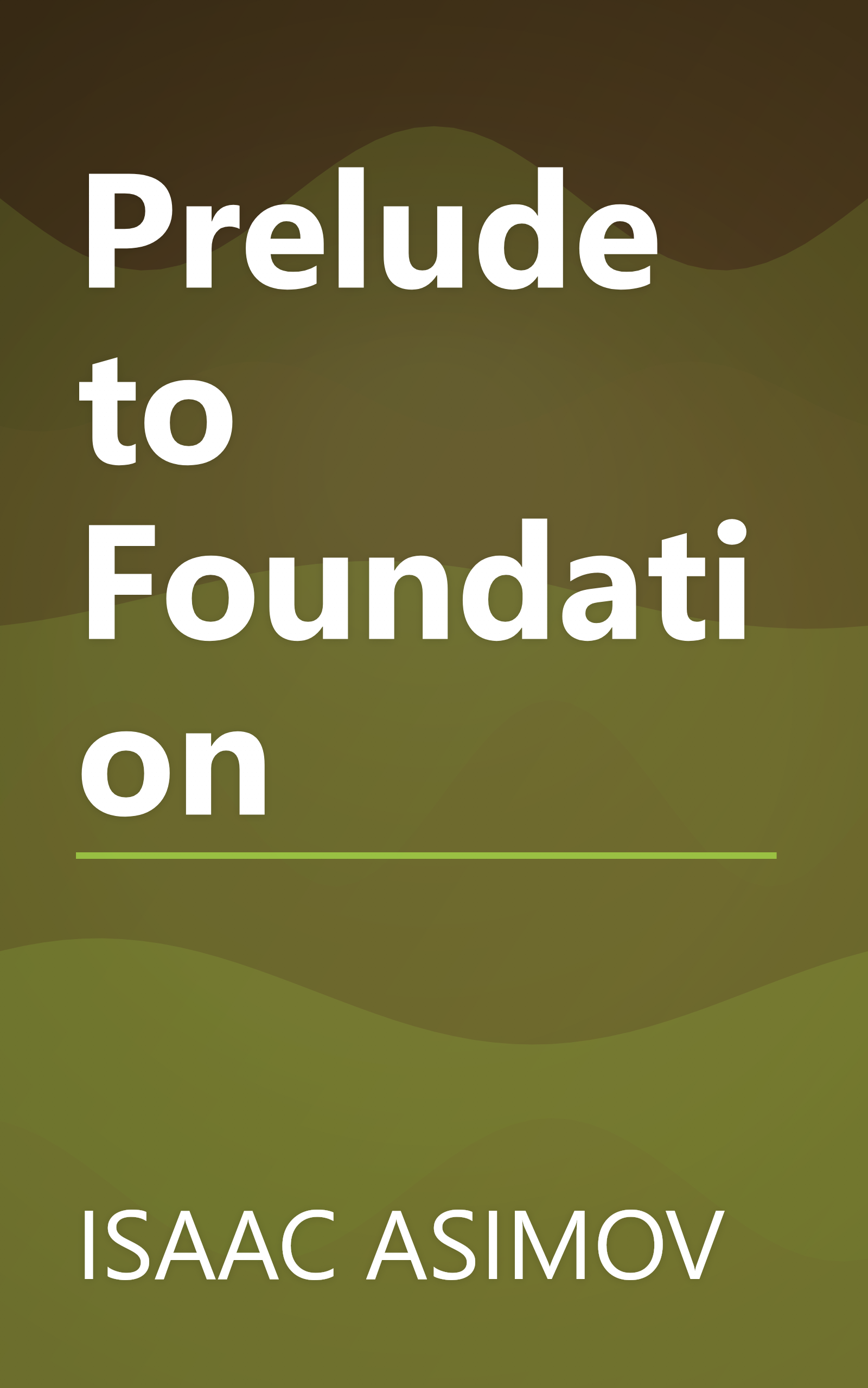 Prelude to Foundation book cover