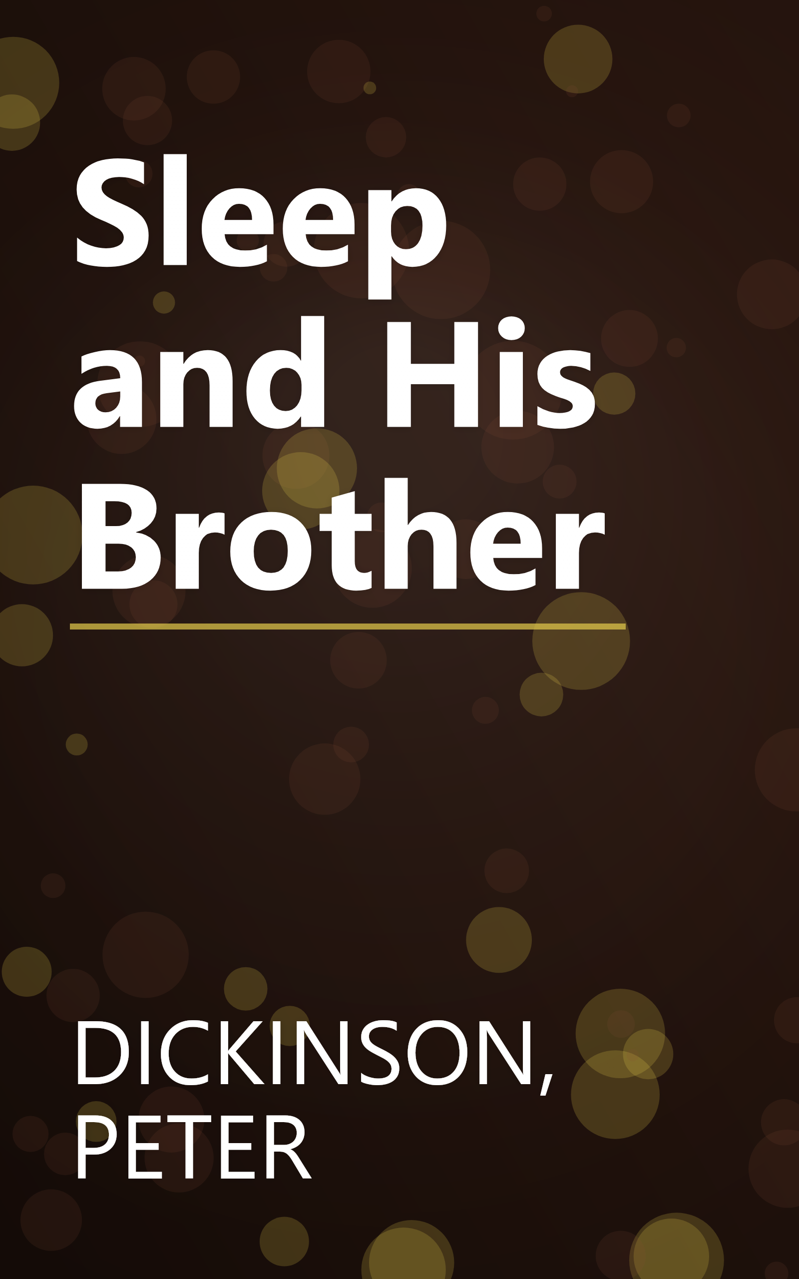 Sleep and His Brother book cover