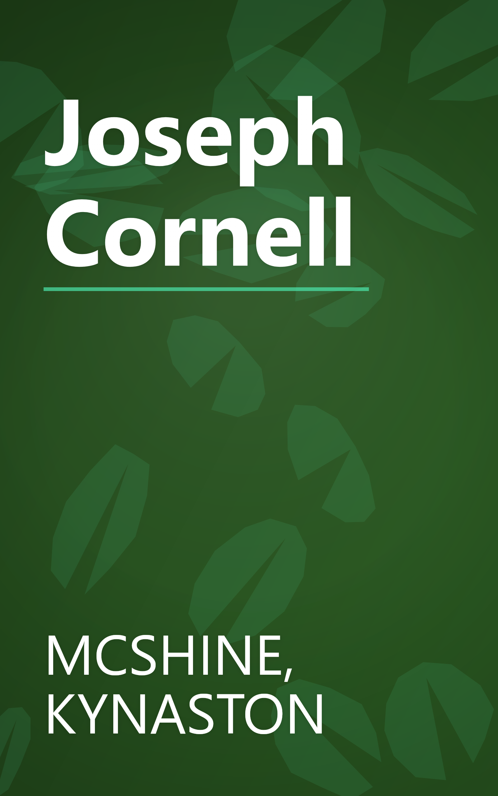 Joseph Cornell book cover