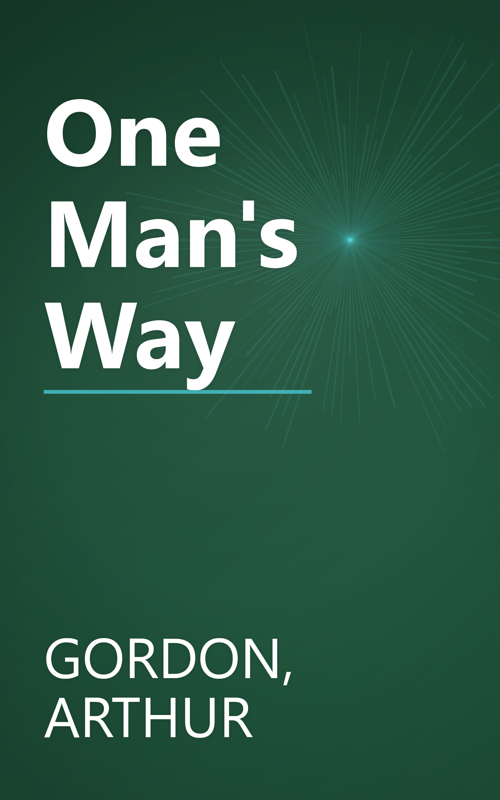 One Man's Way book cover