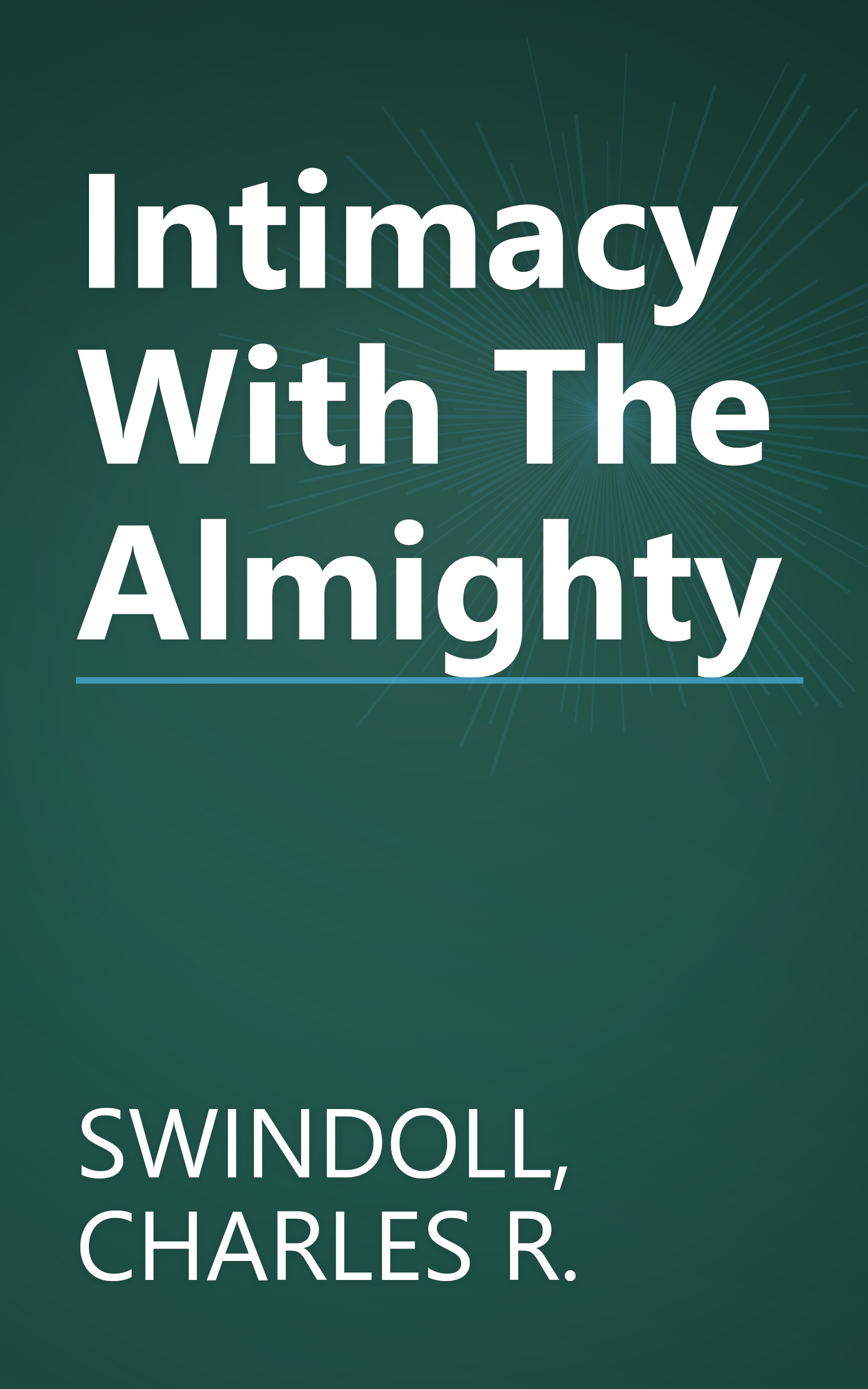 Intimacy With The Almighty book cover