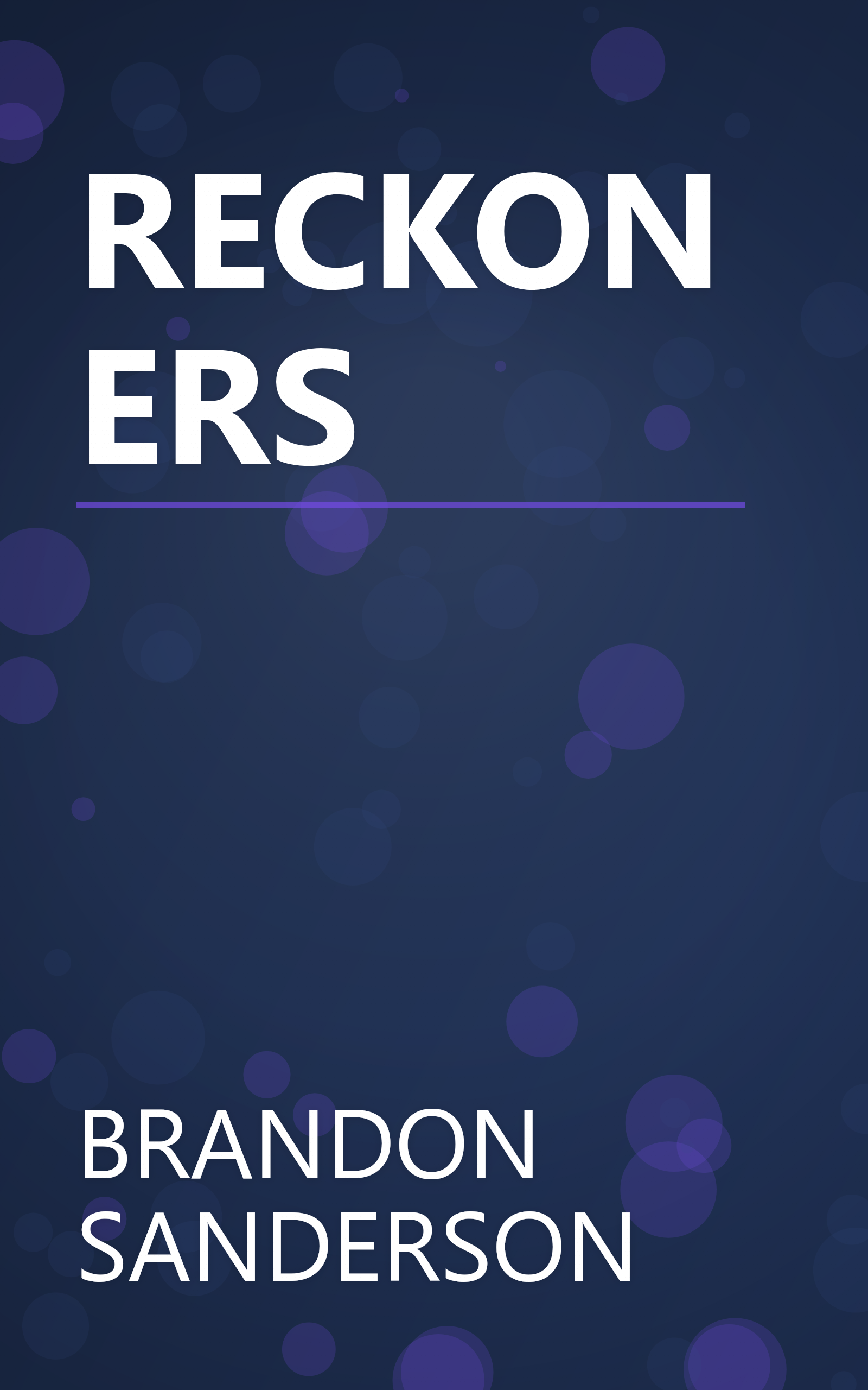 RECKONERS book cover