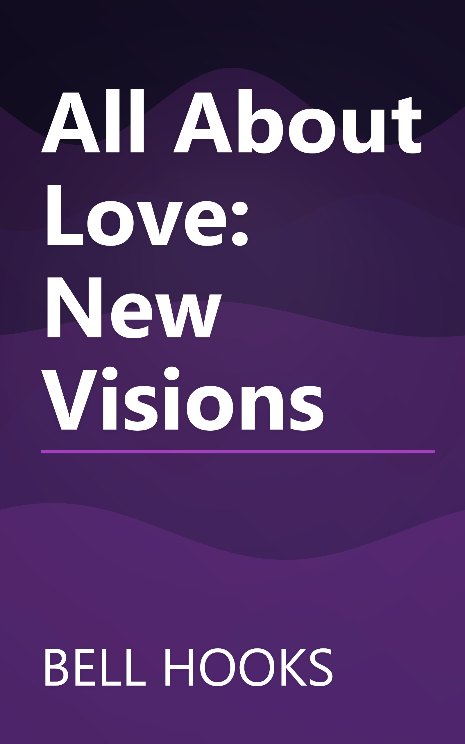 All About Love: New Visions book cover