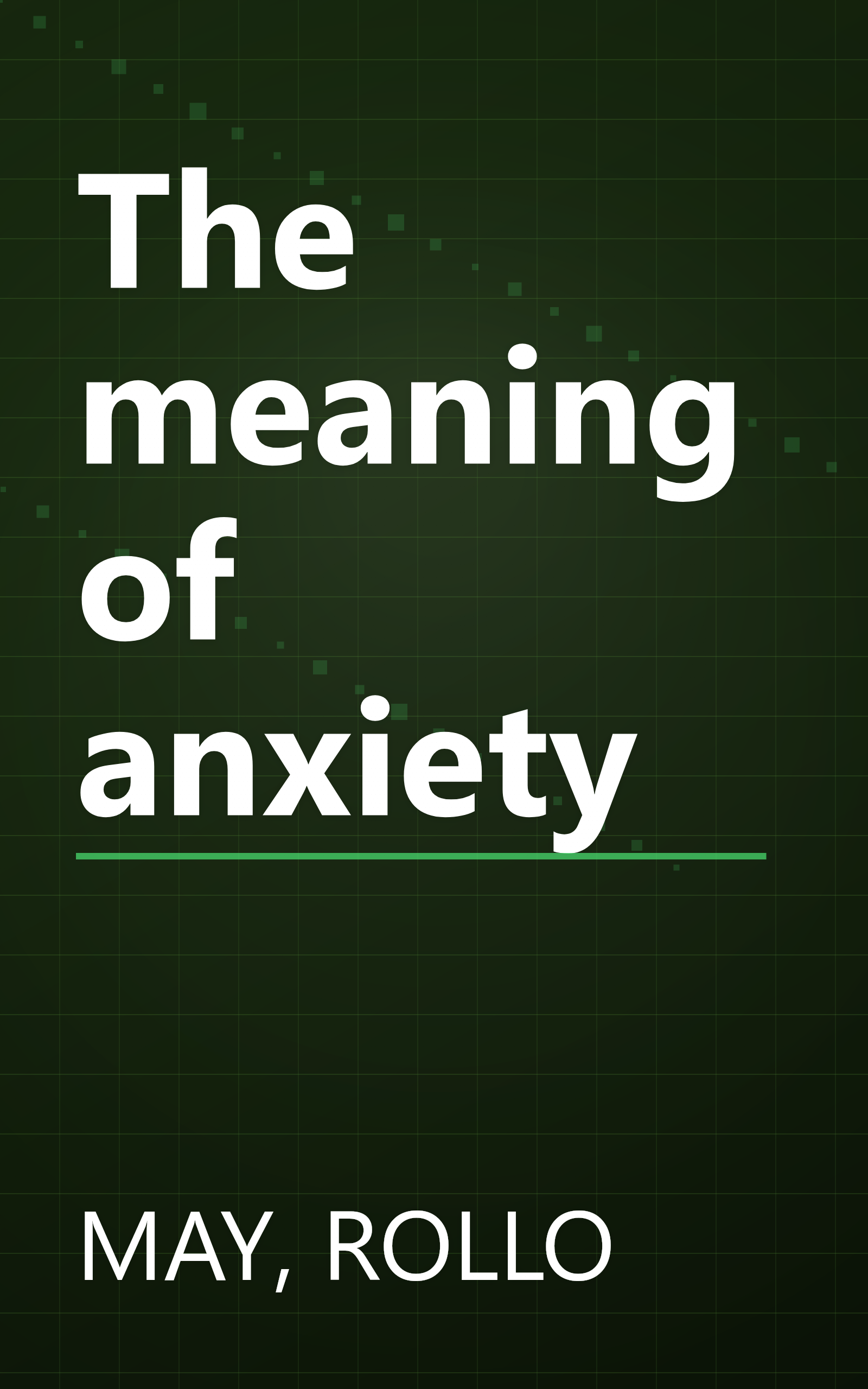The meaning of anxiety book cover