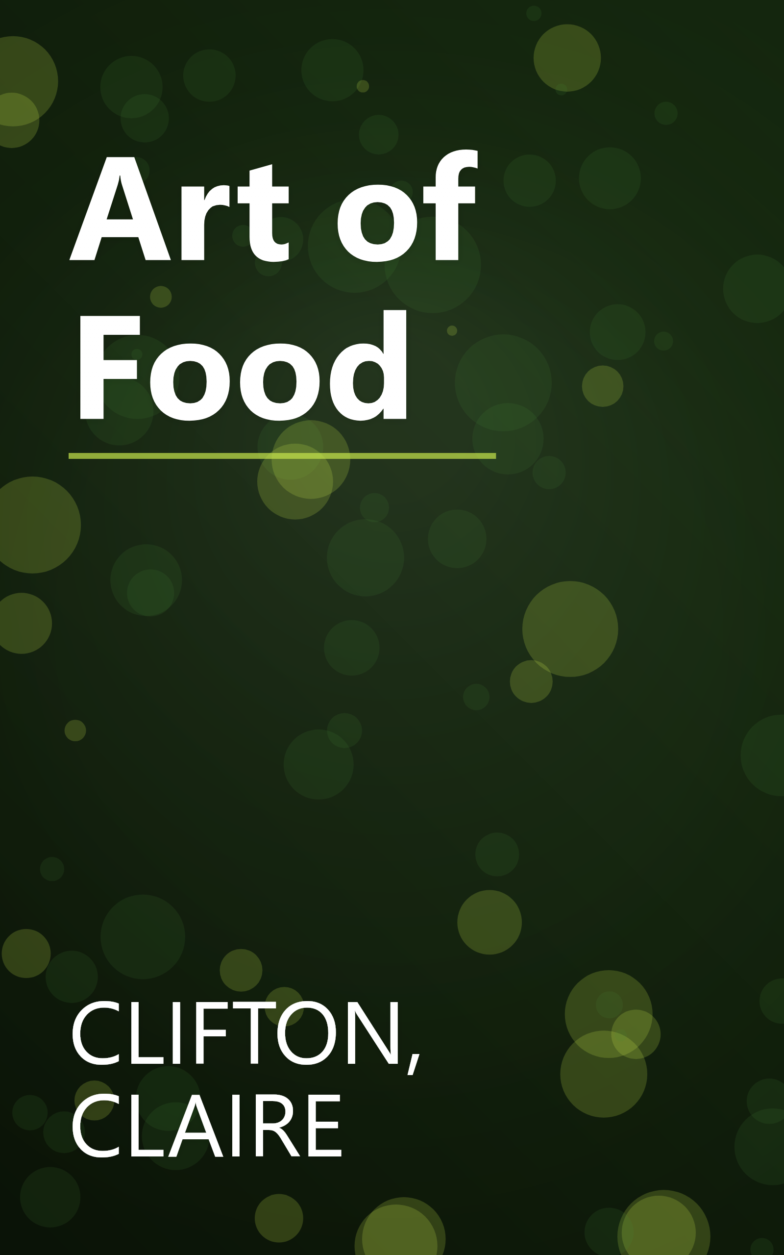 Art of Food book cover