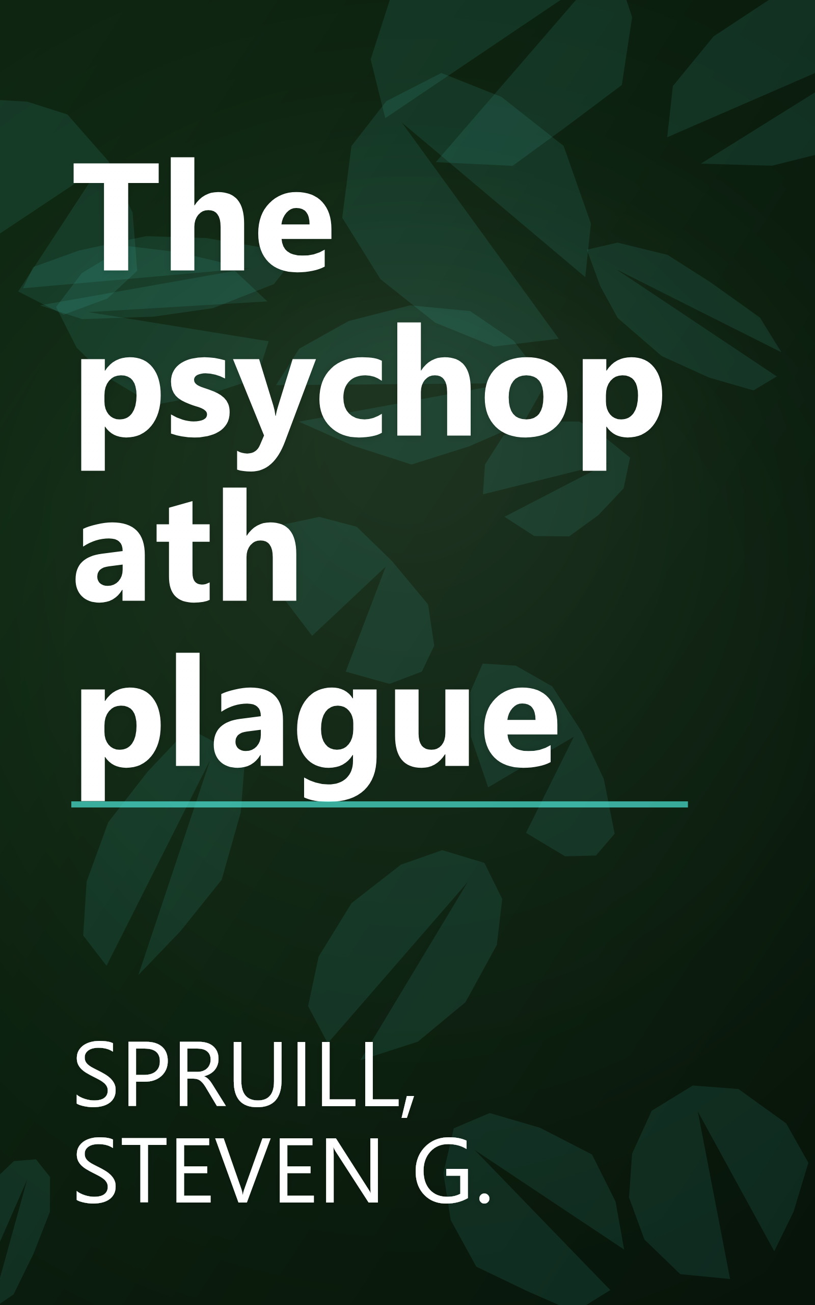 The psychopath plague book cover