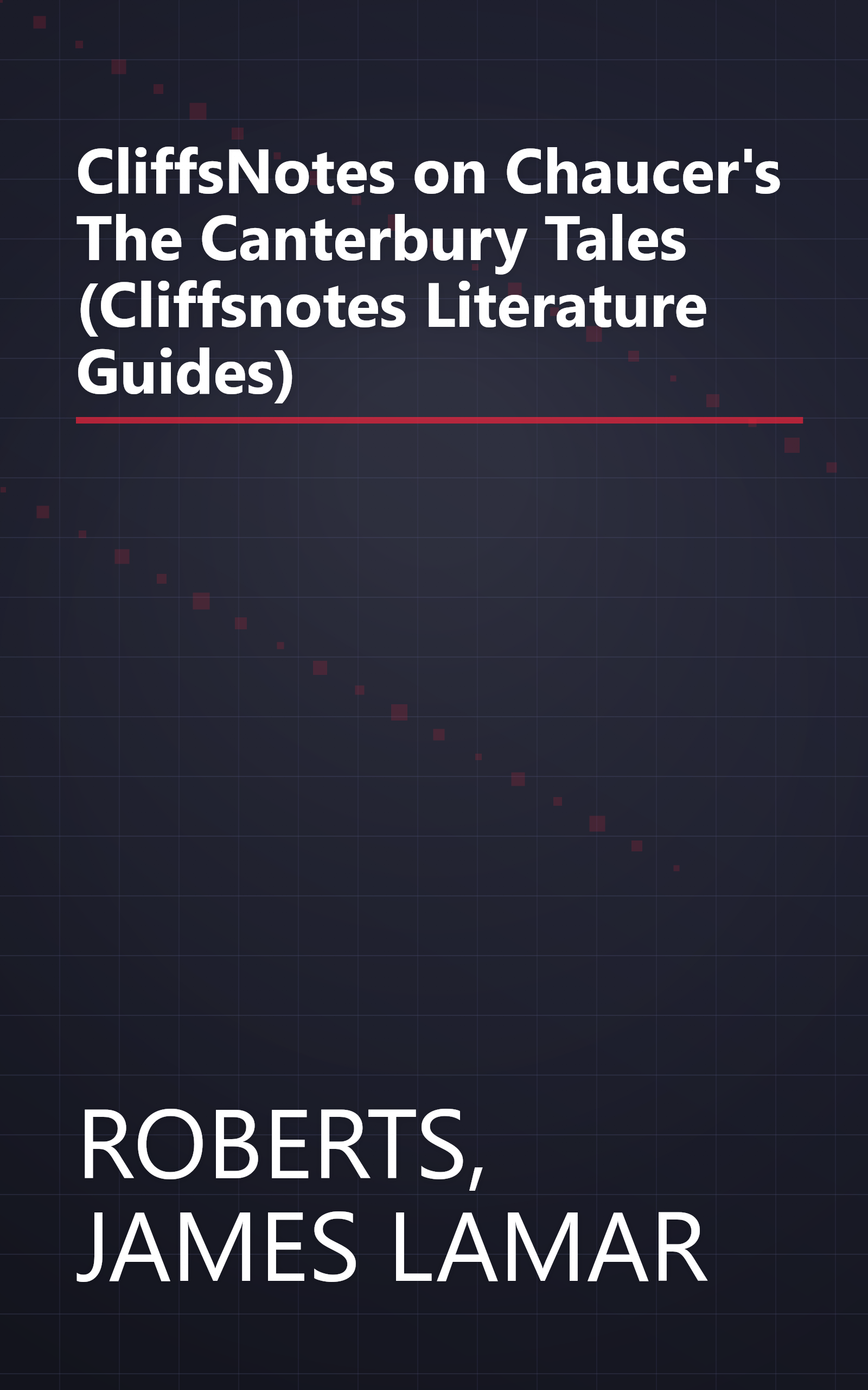 CliffsNotes on Chaucer's The Canterbury Tales (Cliffsnotes Literature Guides) book cover