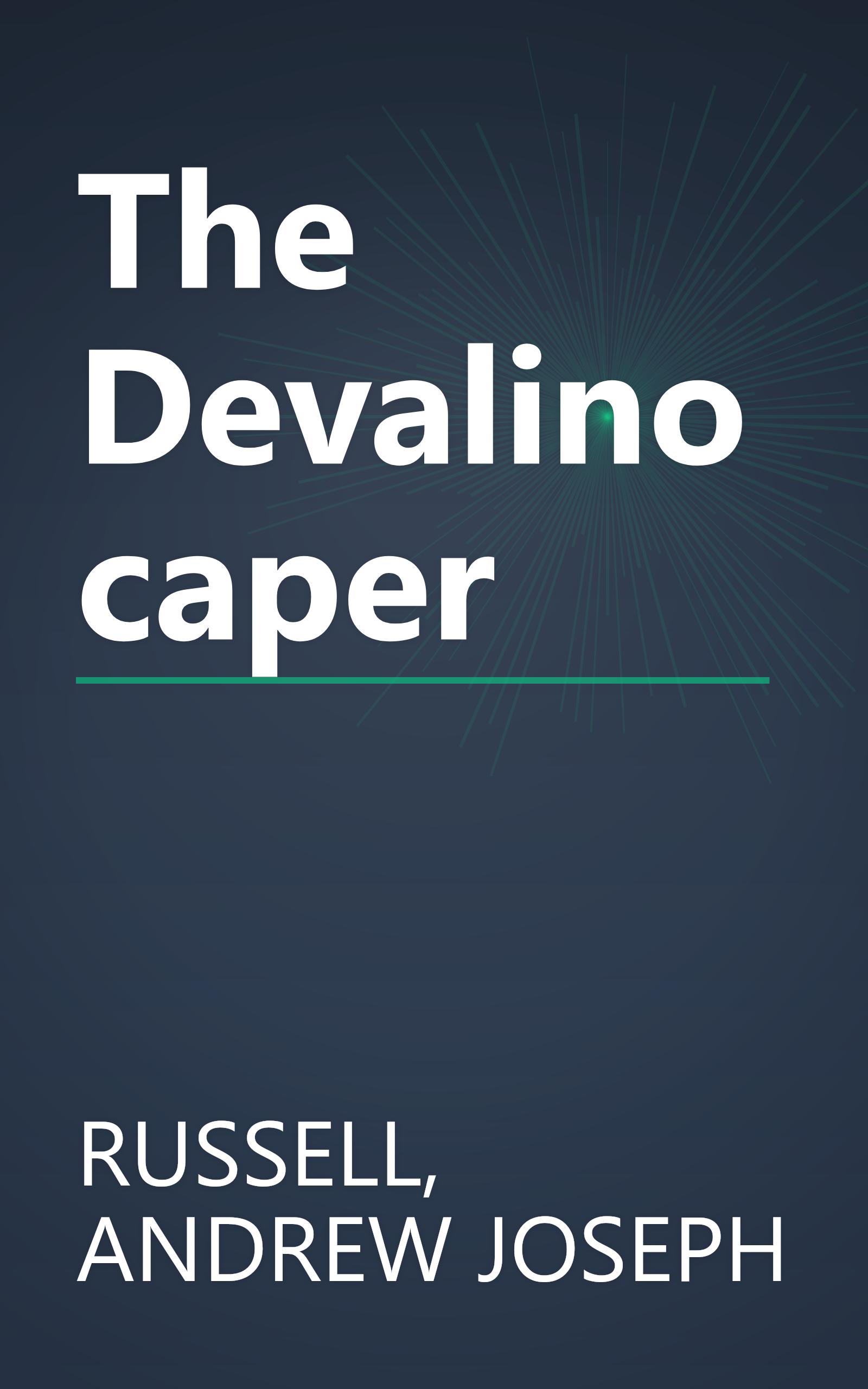 The Devalino caper book cover