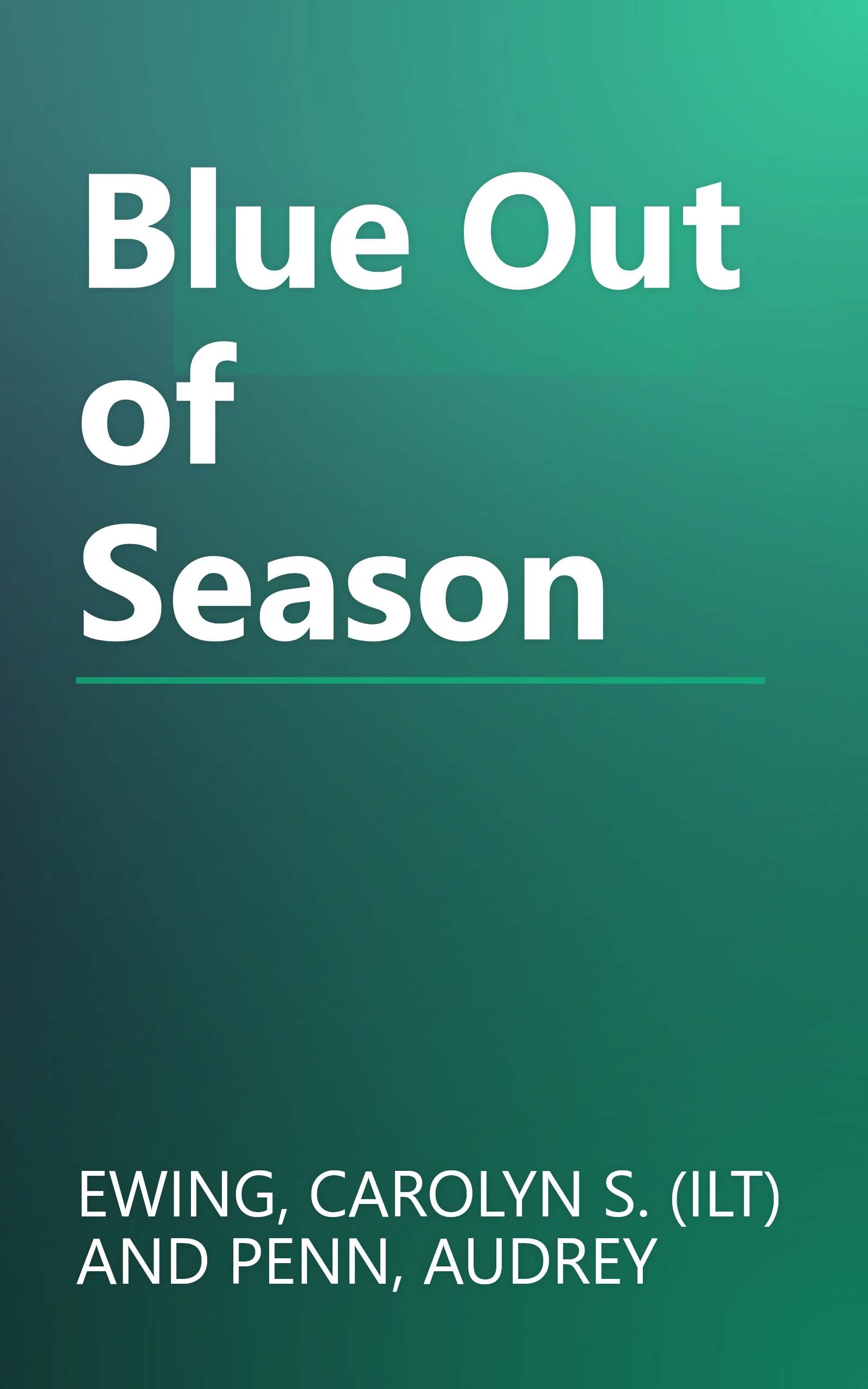 Blue Out of Season book cover