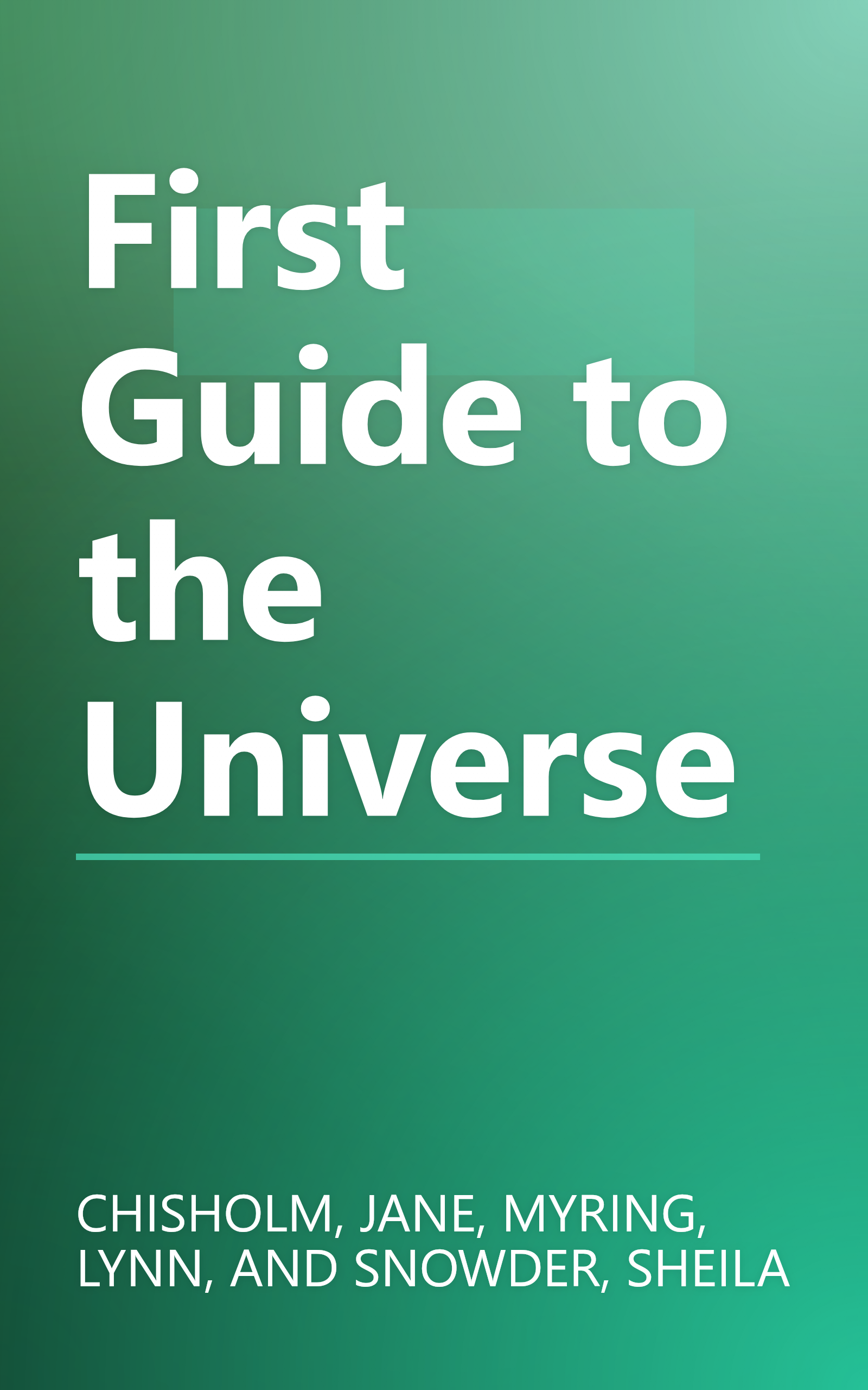 First Guide to the Universe book cover