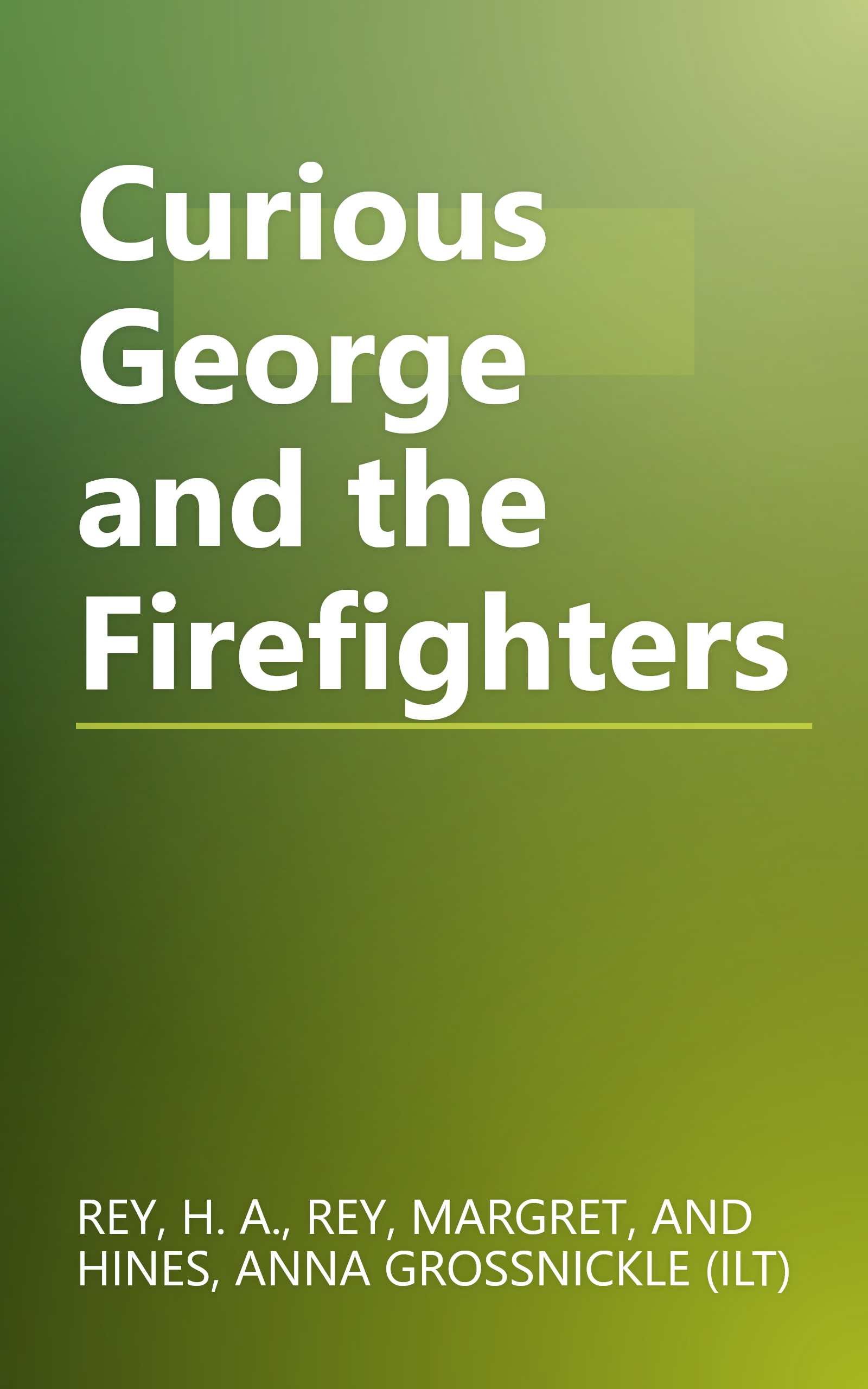 Curious George and the Firefighters book cover