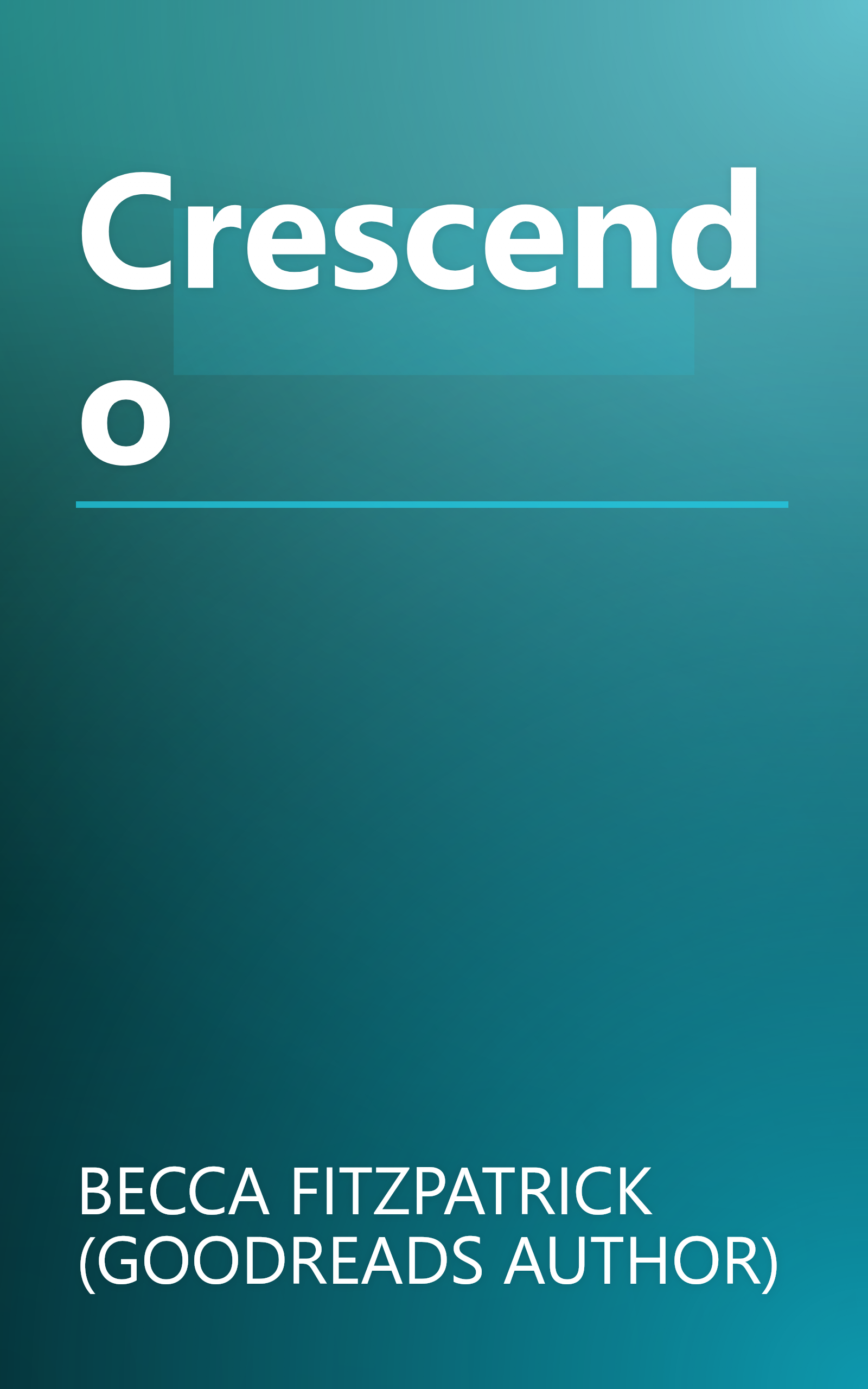 Crescendo book cover