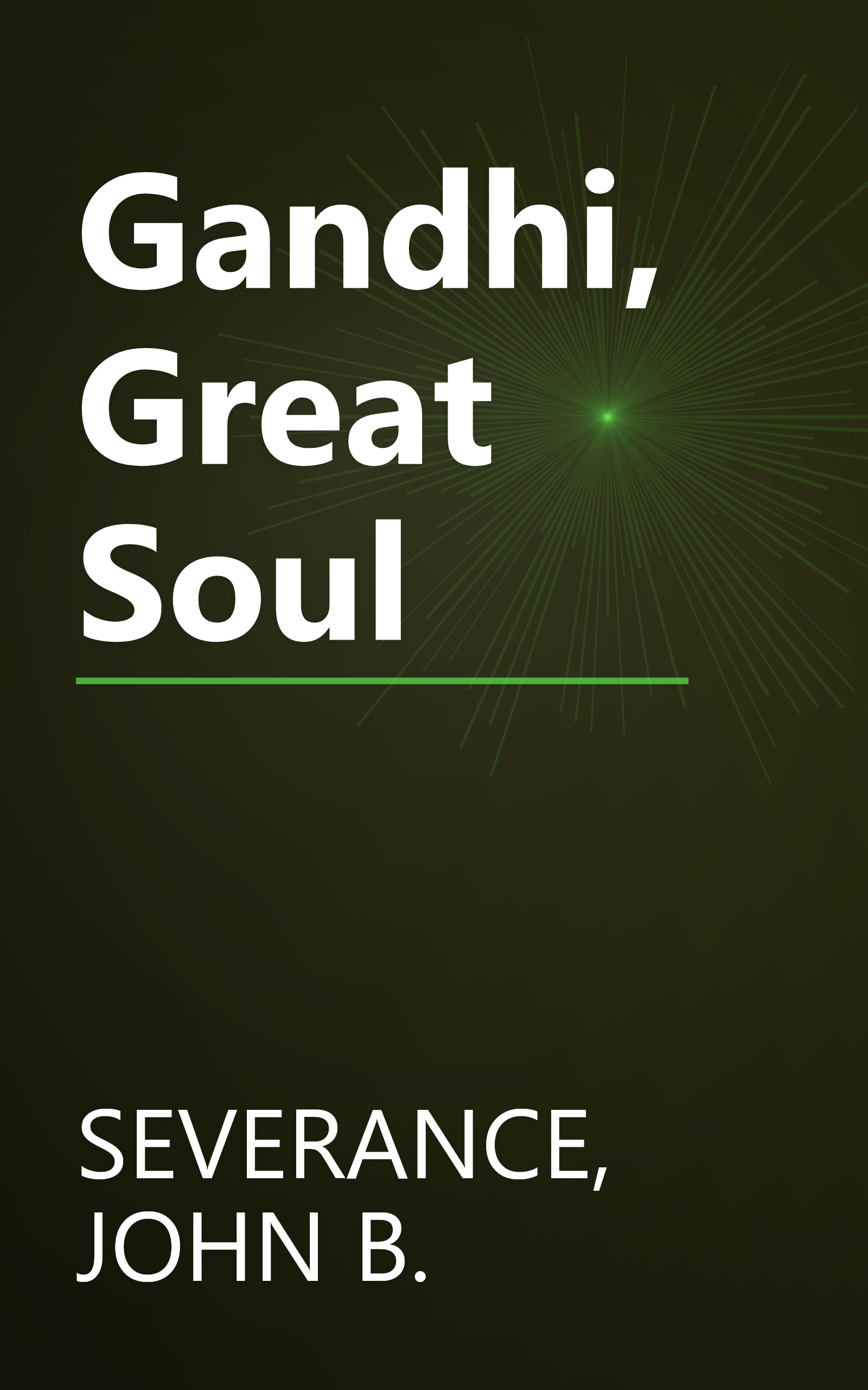 Gandhi, Great Soul book cover