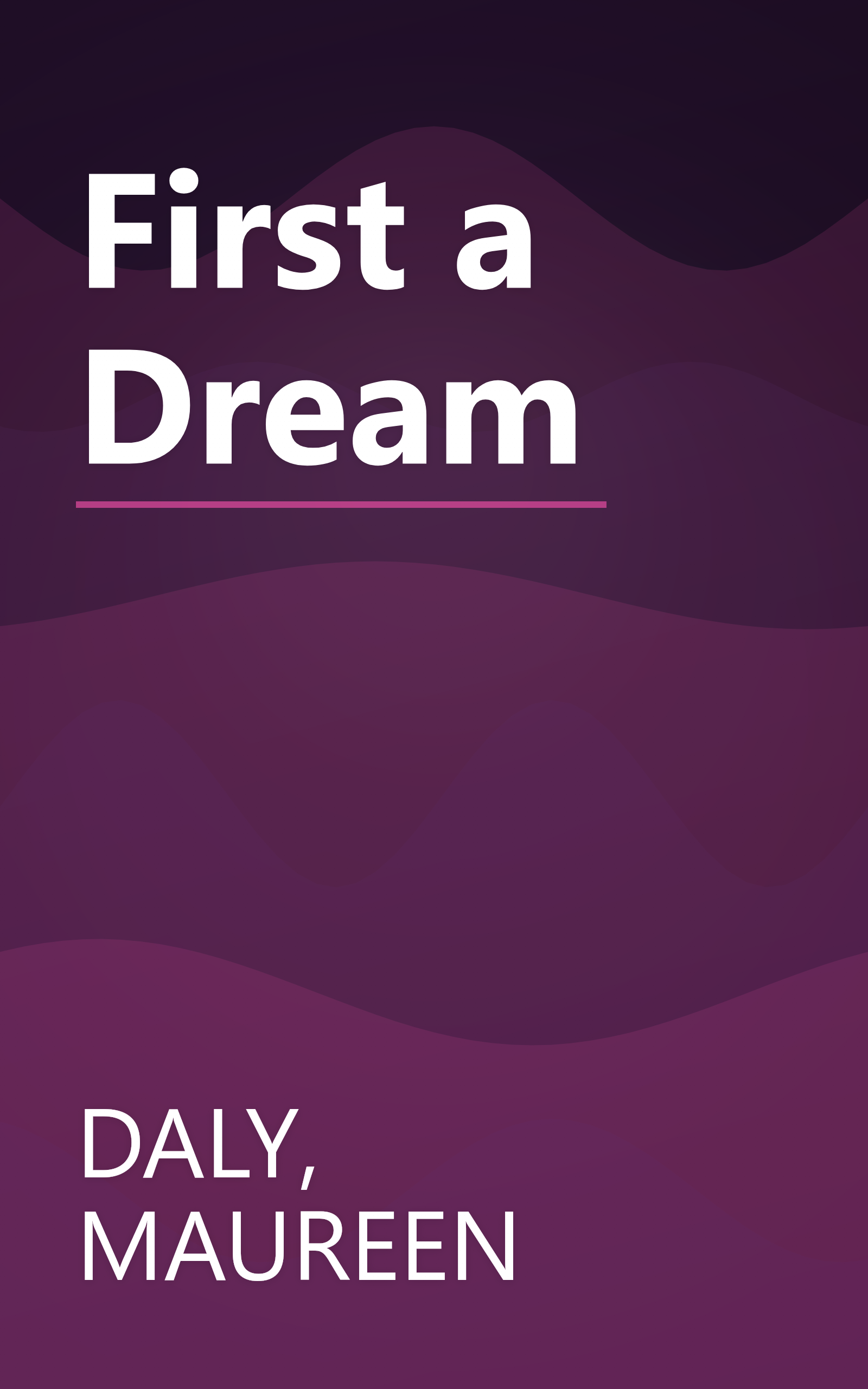 First a Dream book cover