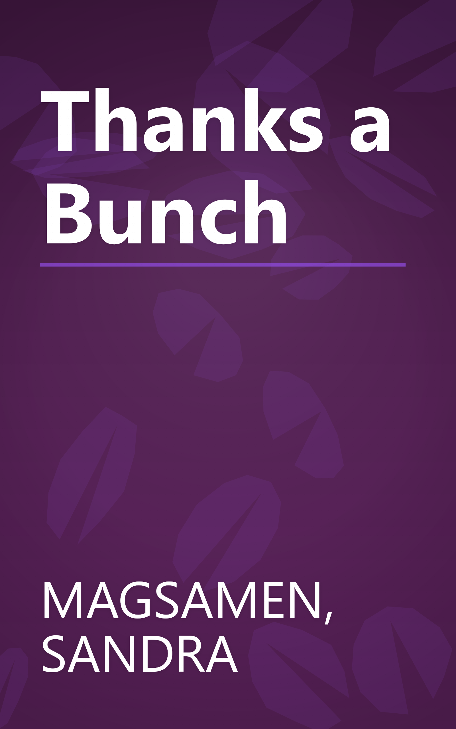 Thanks a Bunch book cover