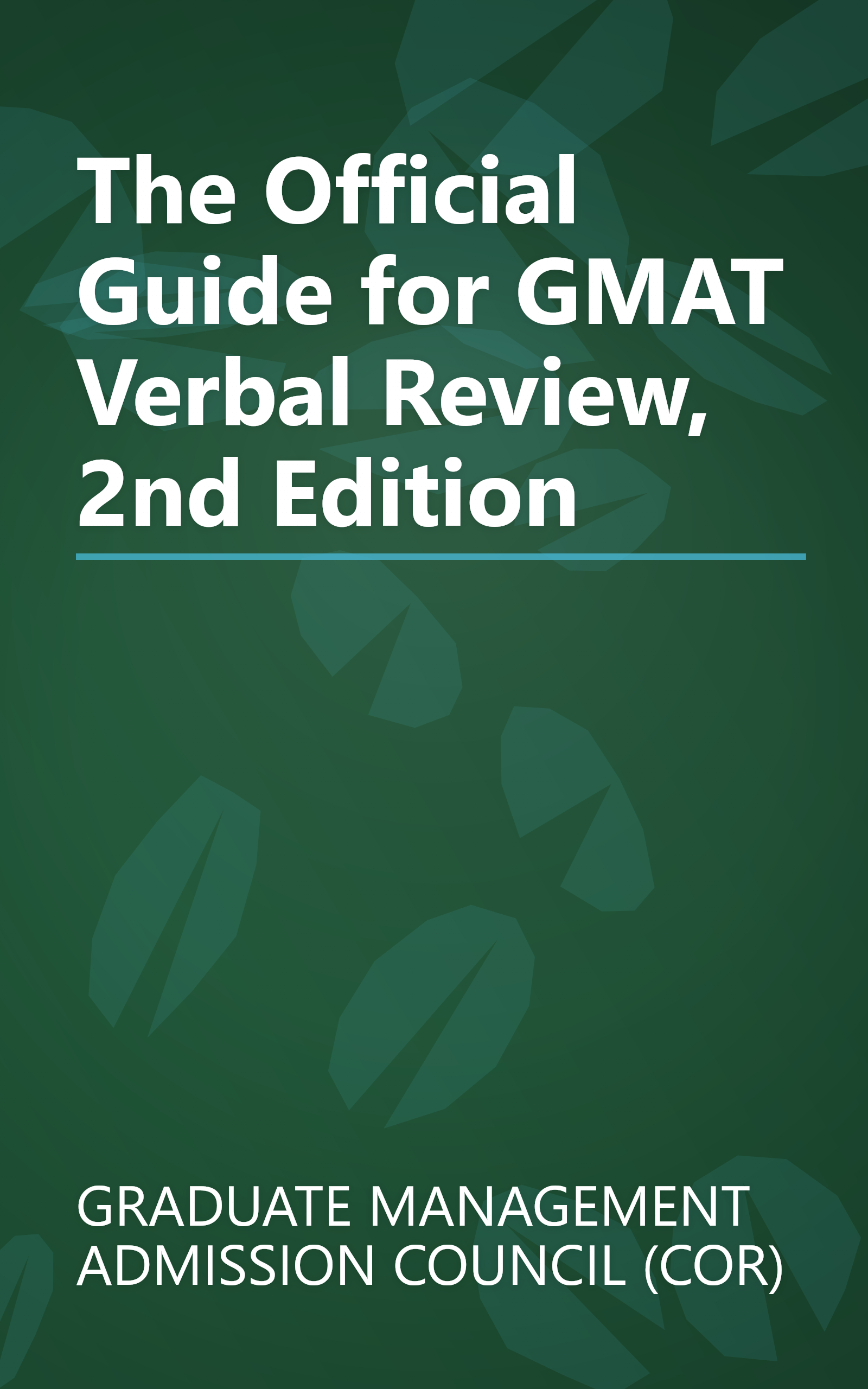 The Official Guide for GMAT Verbal Review, 2nd Edition book cover