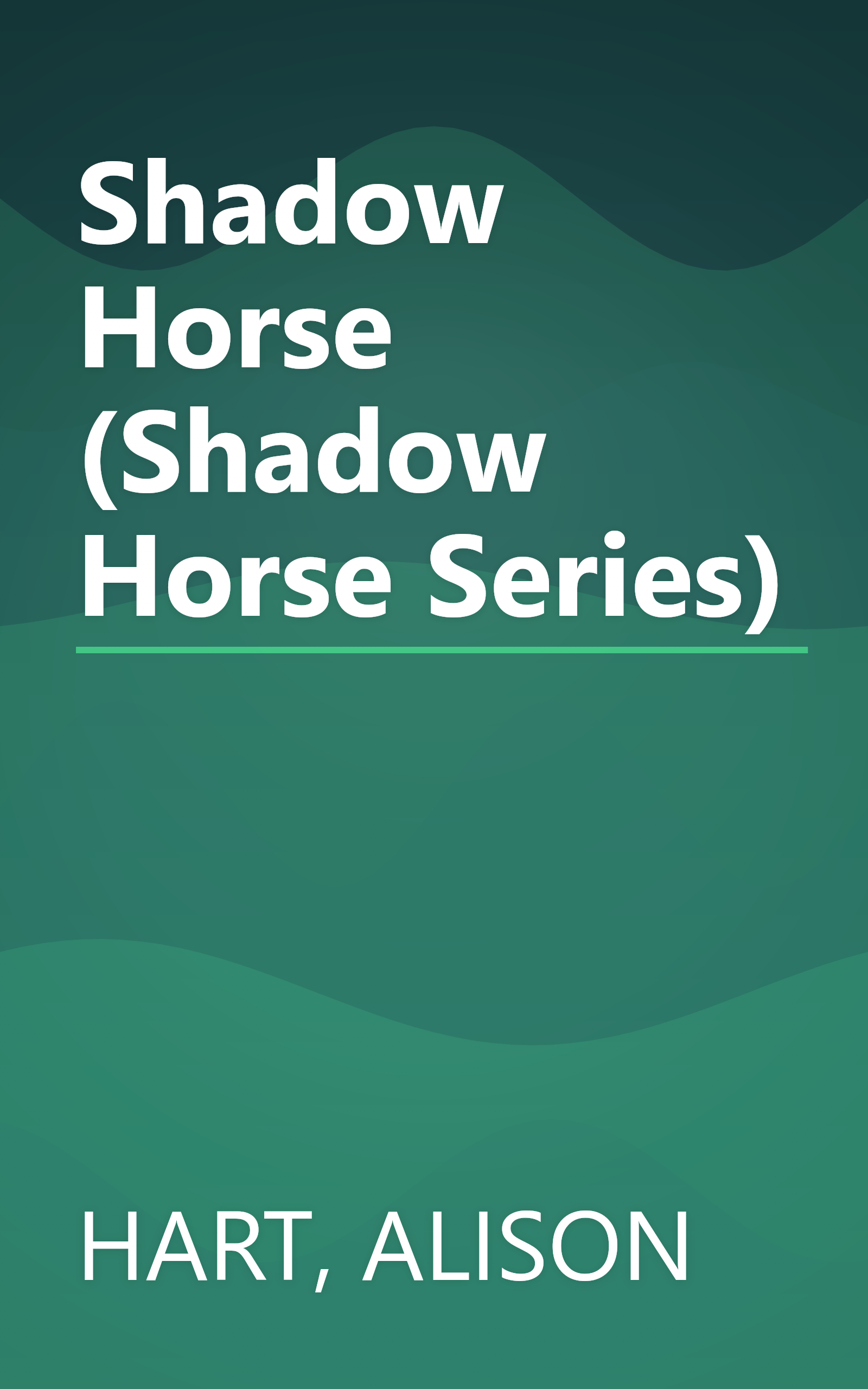Shadow Horse (Shadow Horse Series) book cover
