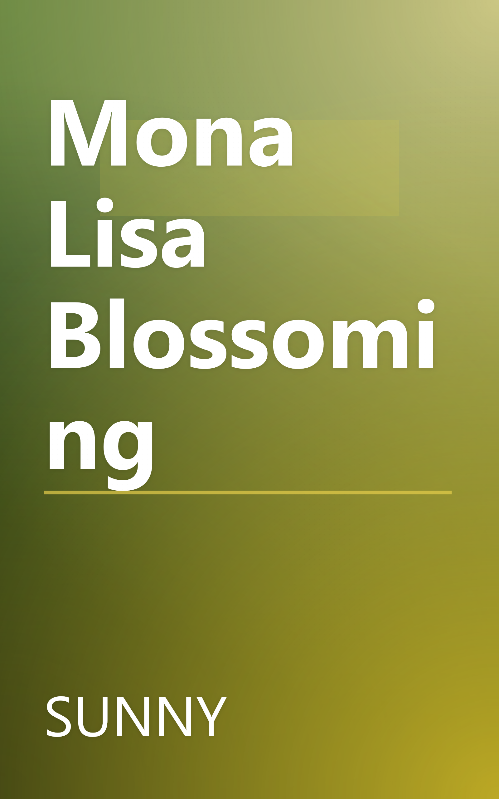 Mona Lisa Blossoming book cover