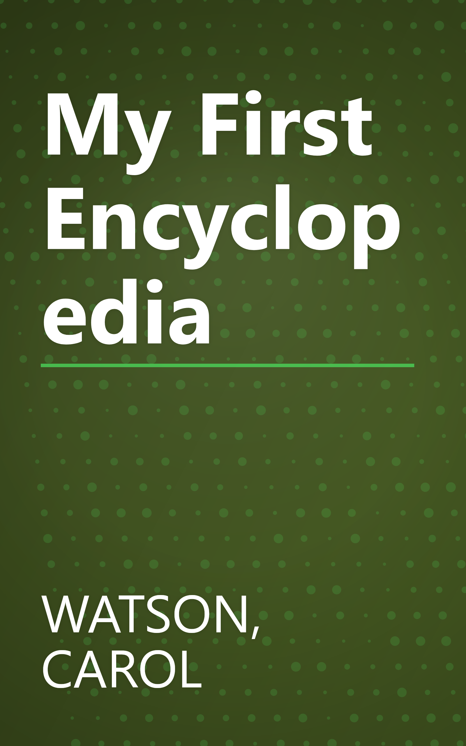 My First Encyclopedia book cover