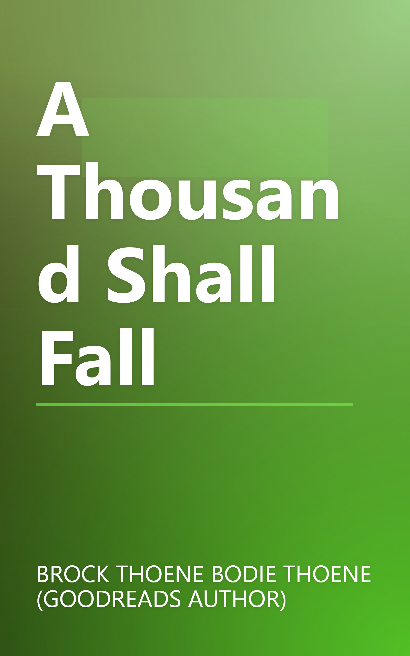 A Thousand Shall Fall book cover