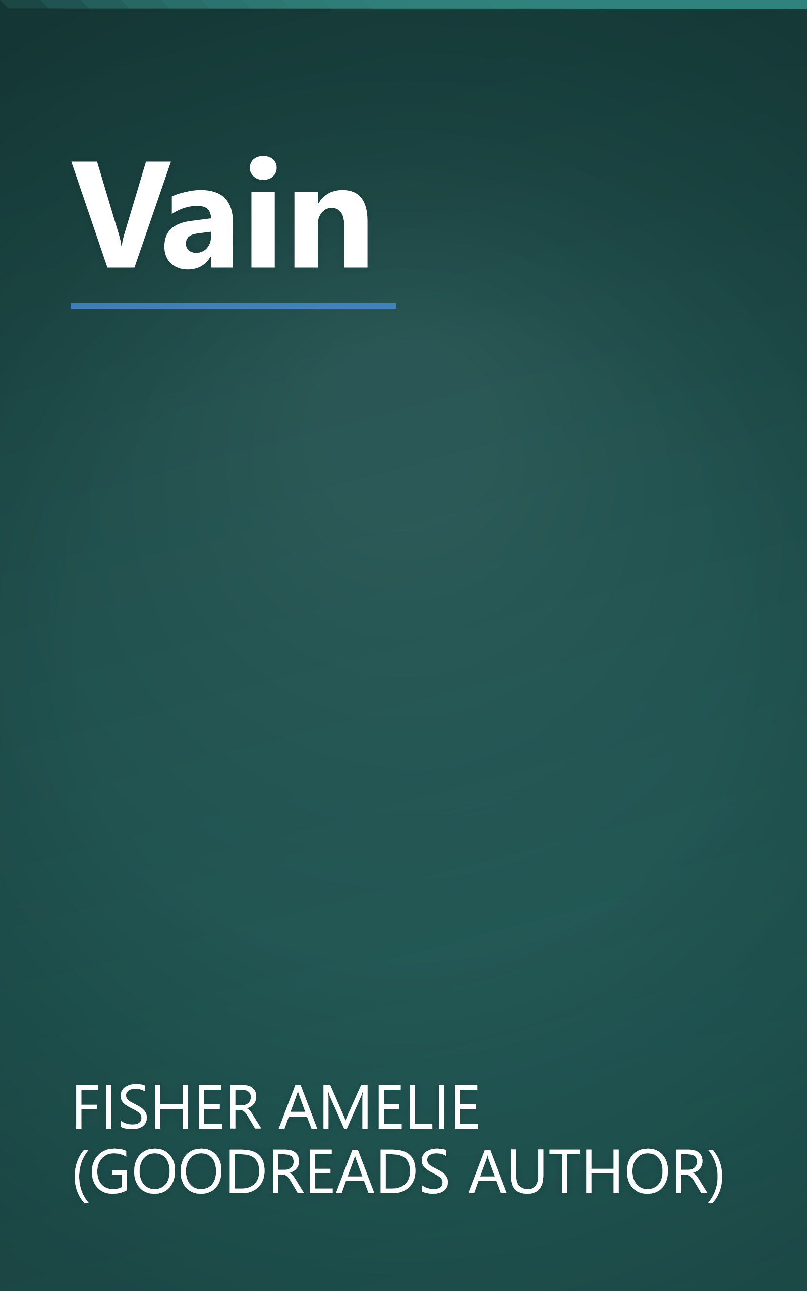 Vain book cover