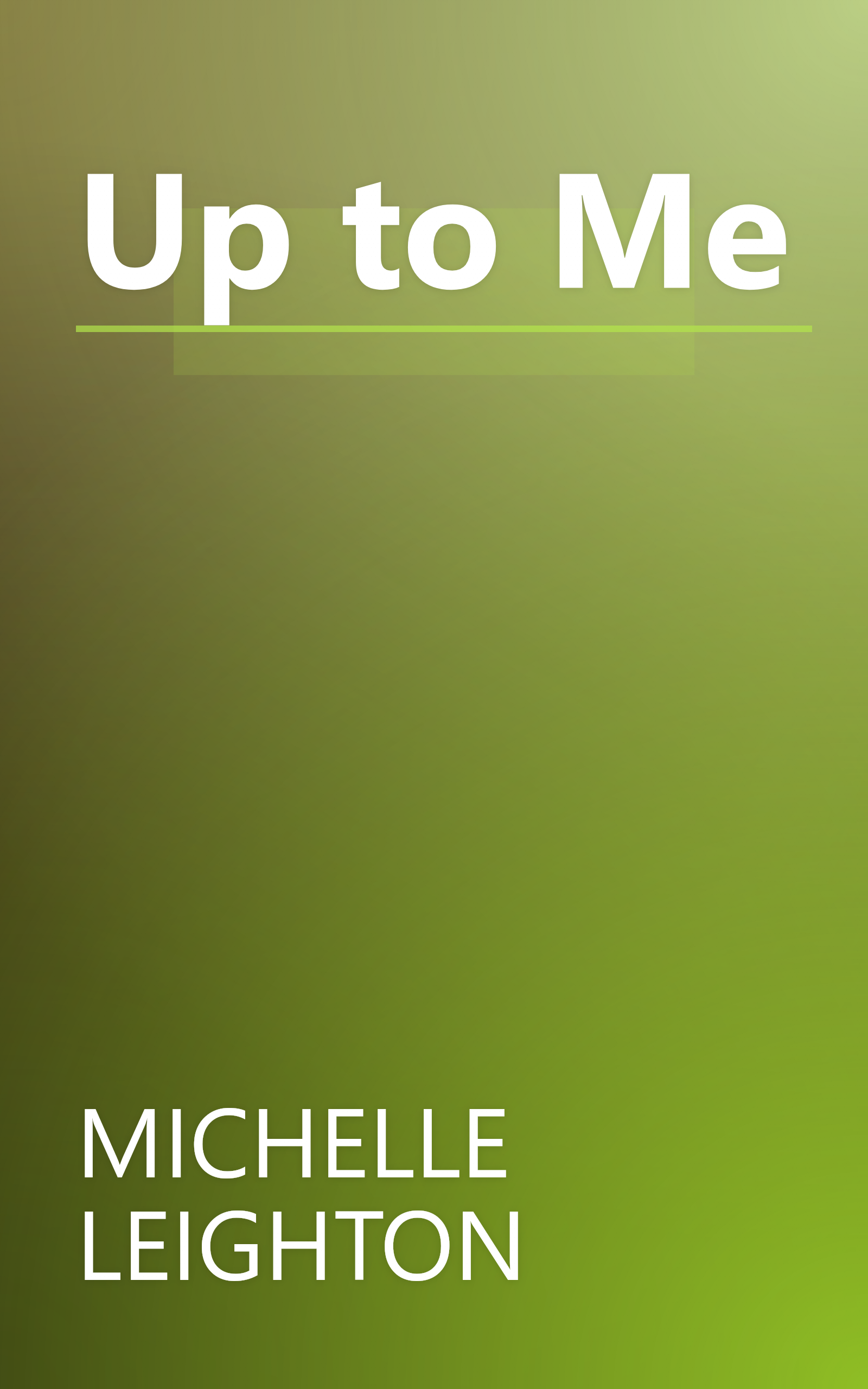 Up to Me book cover