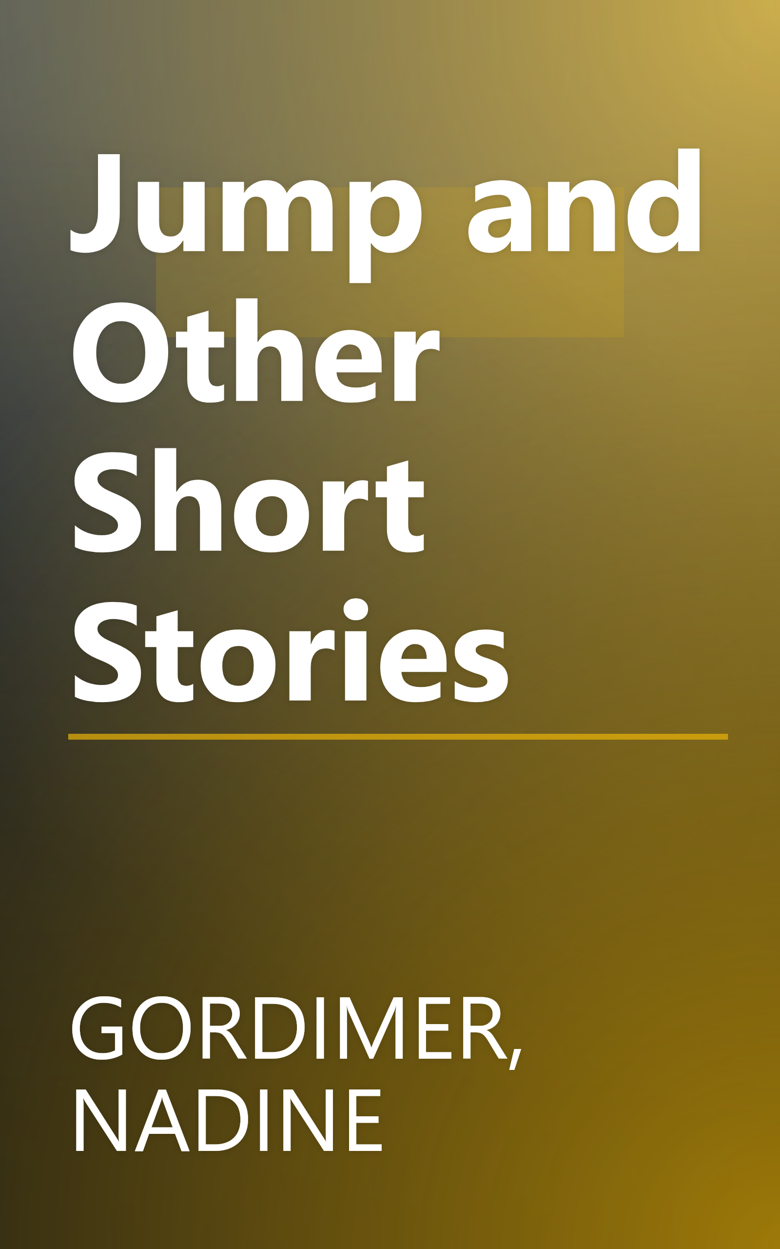 Jump and Other Short Stories book cover