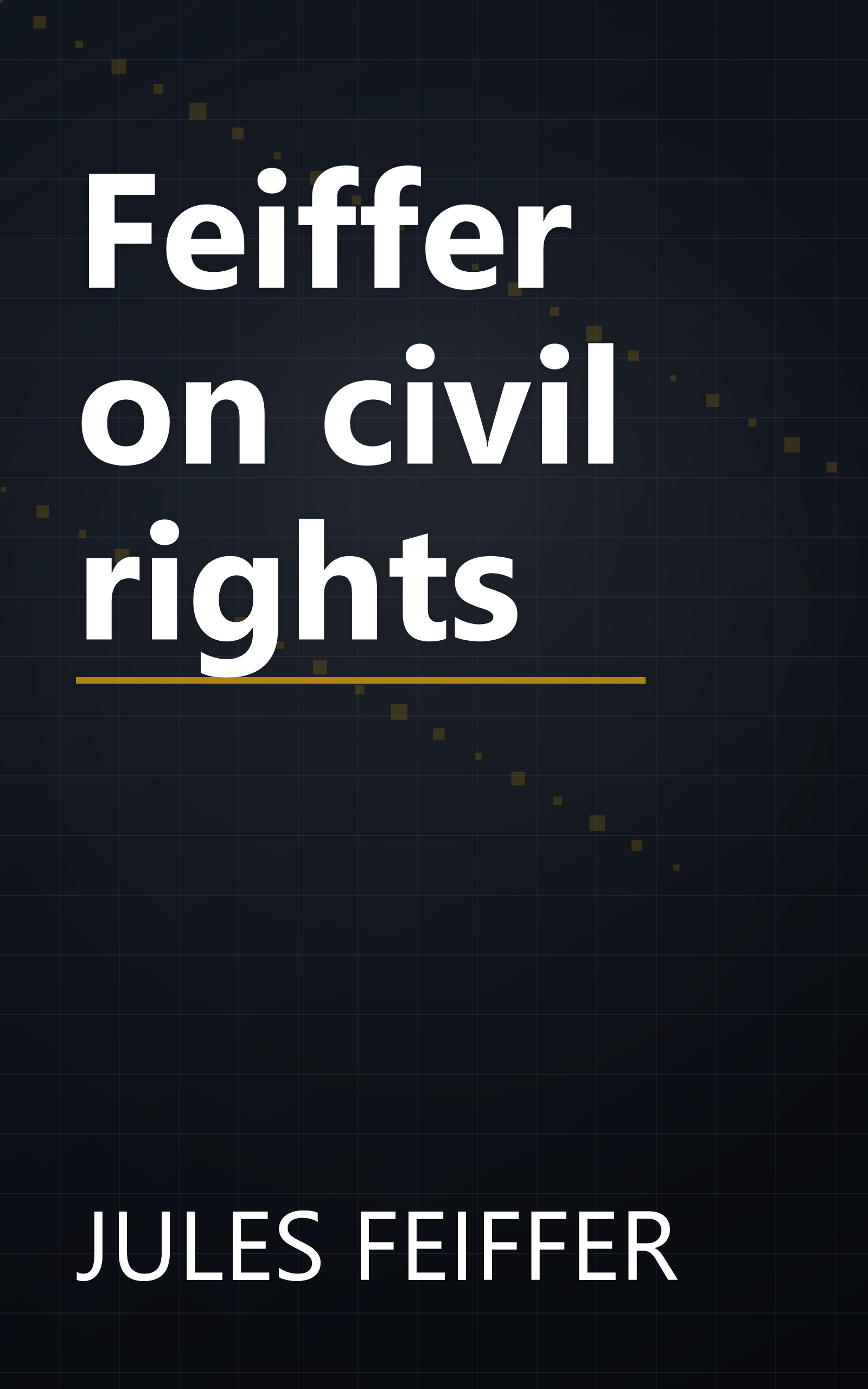 Feiffer on civil rights book cover