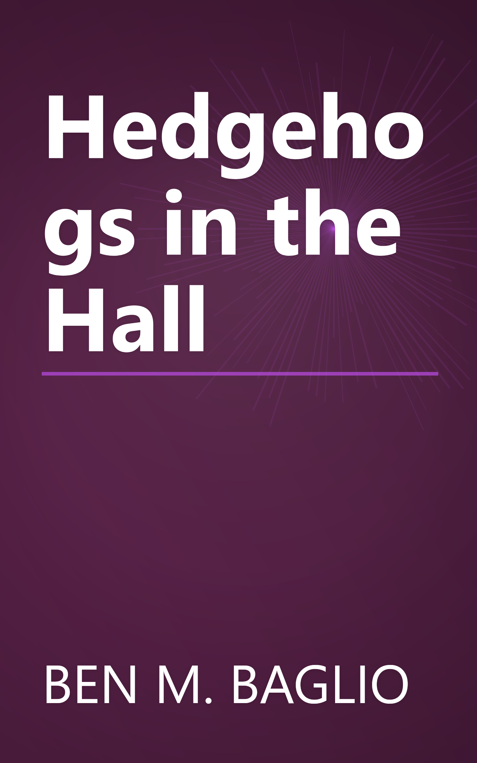 Hedgehogs in the Hall book cover