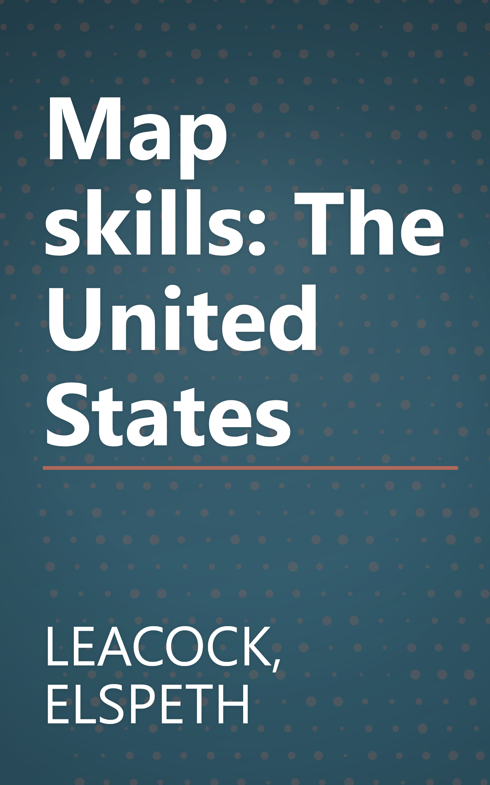 Map skills: The United States book cover