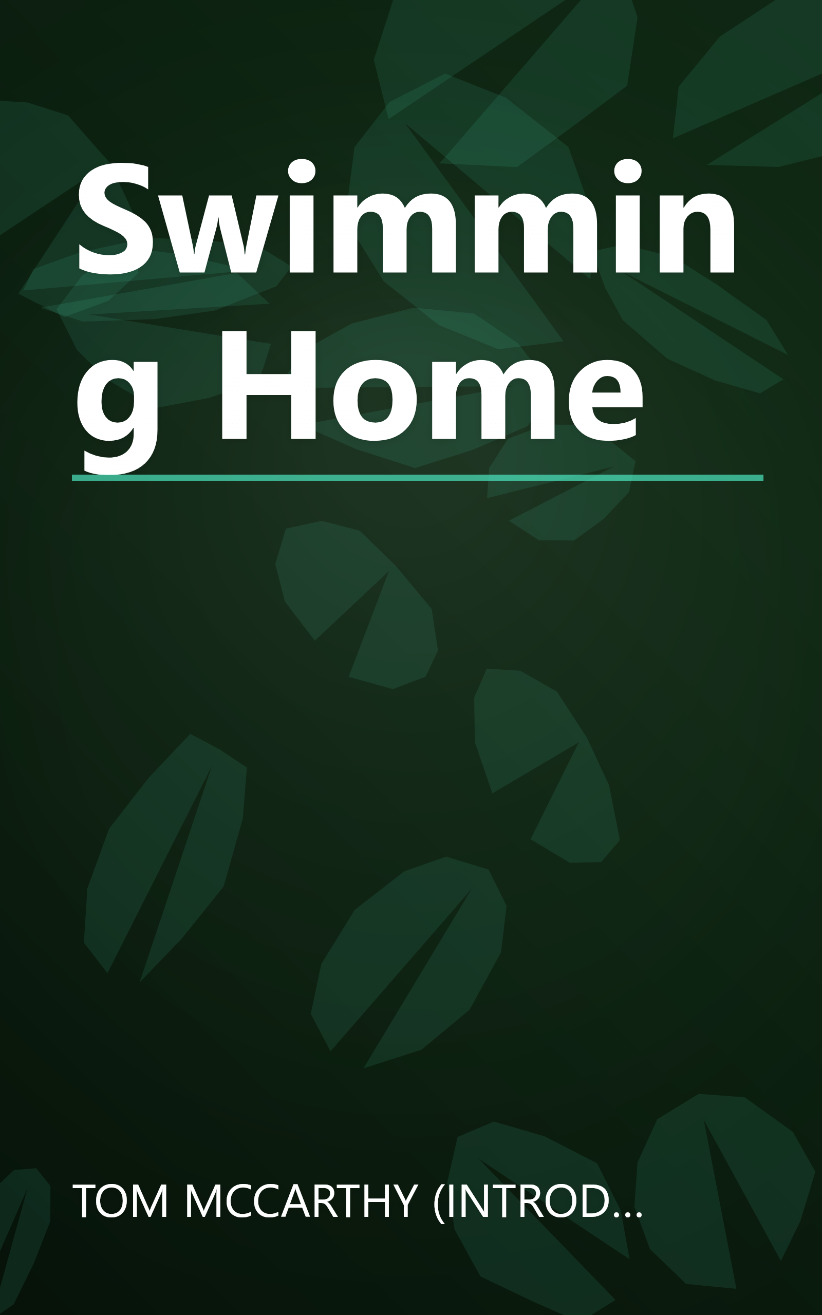 Swimming Home book cover