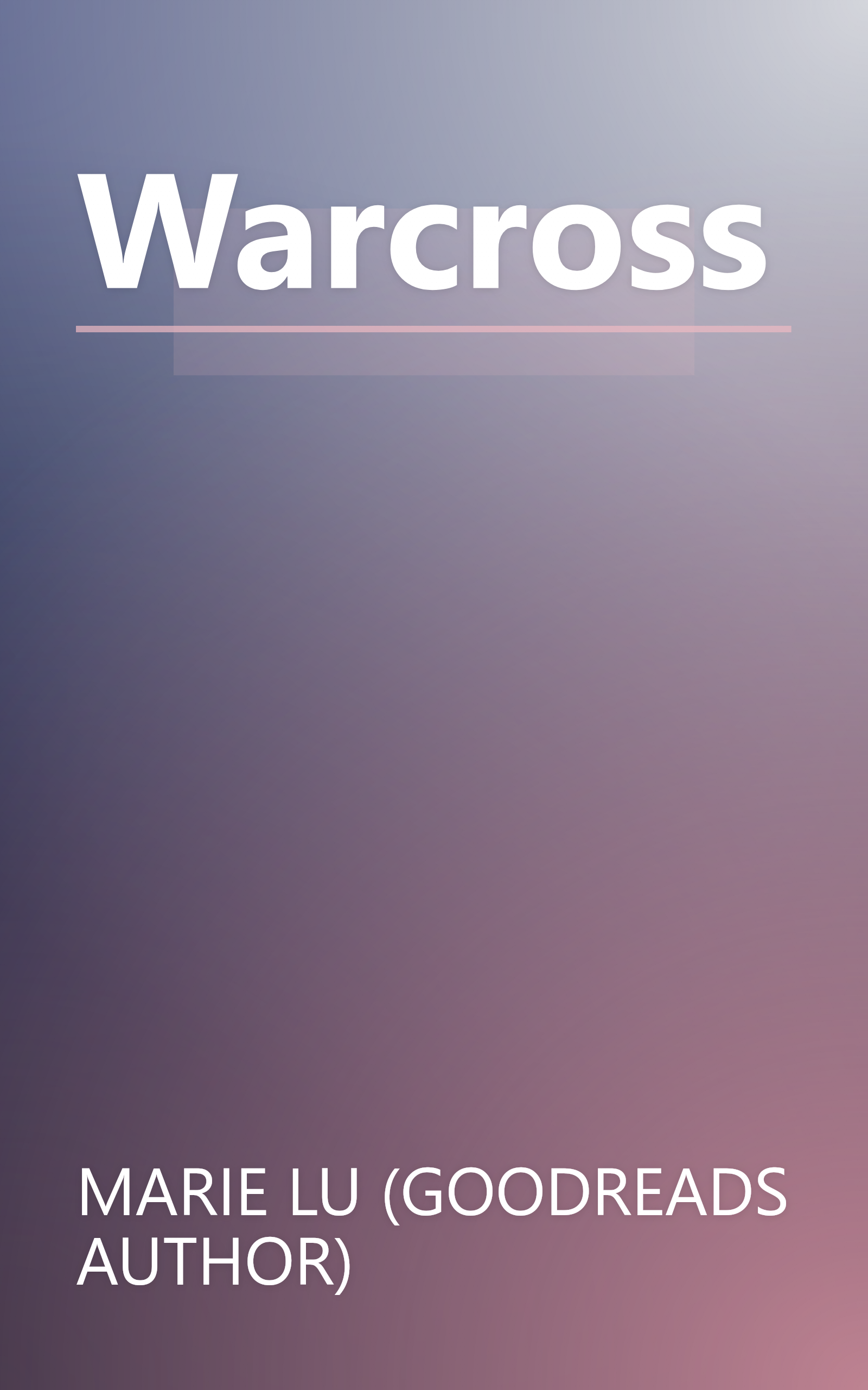 Warcross book cover