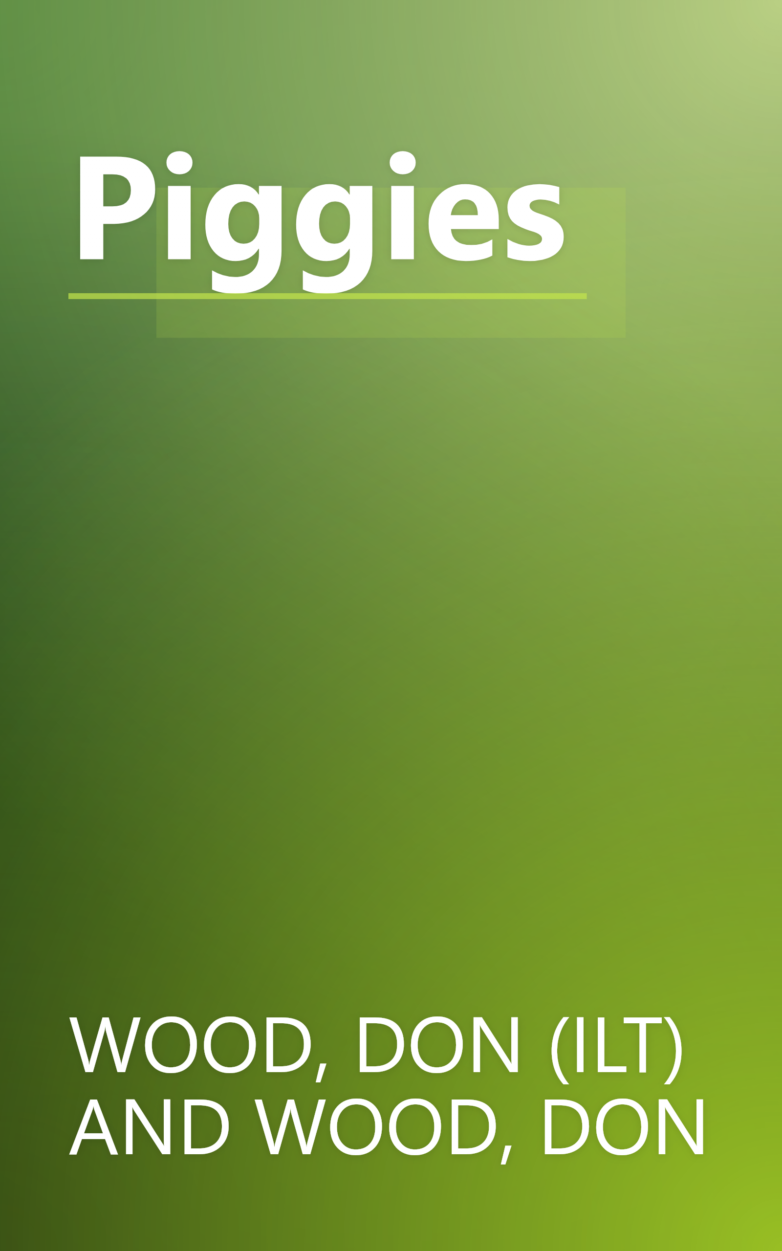 Piggies book cover