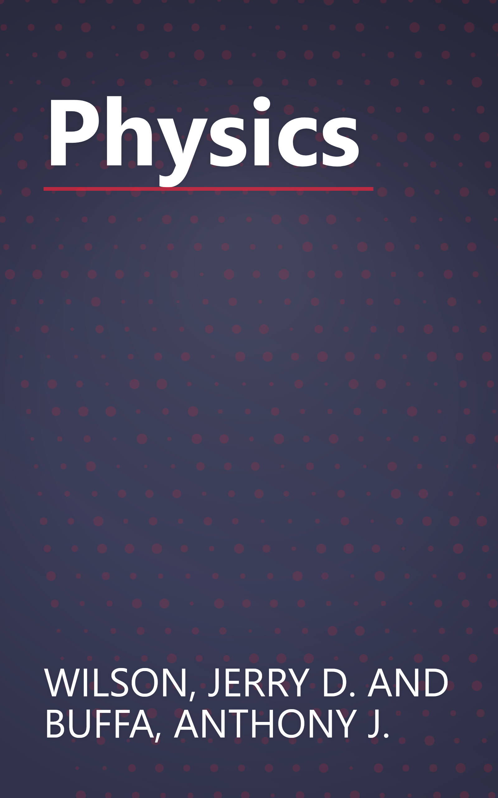 Physics book cover