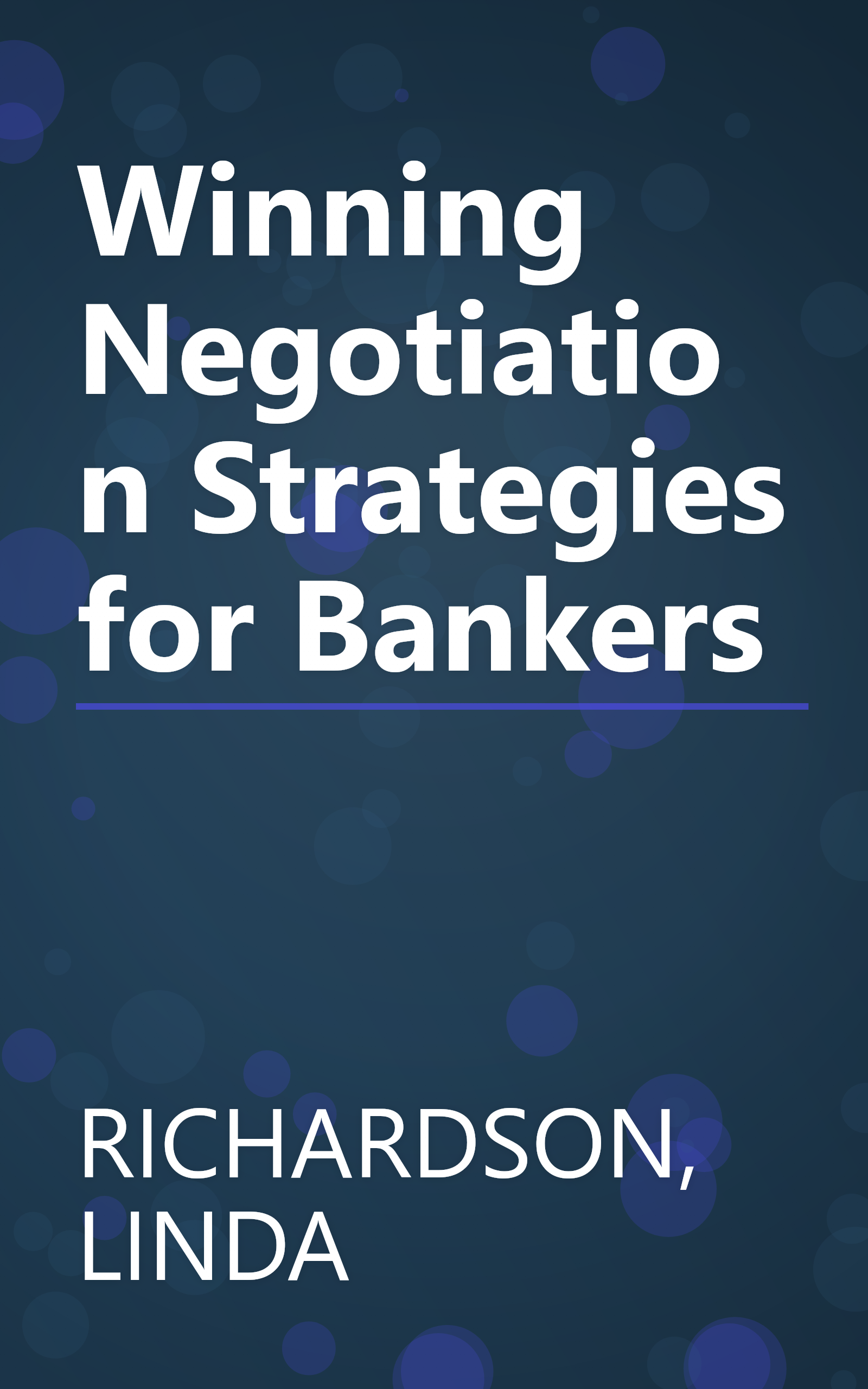 Winning Negotiation Strategies for Bankers book cover